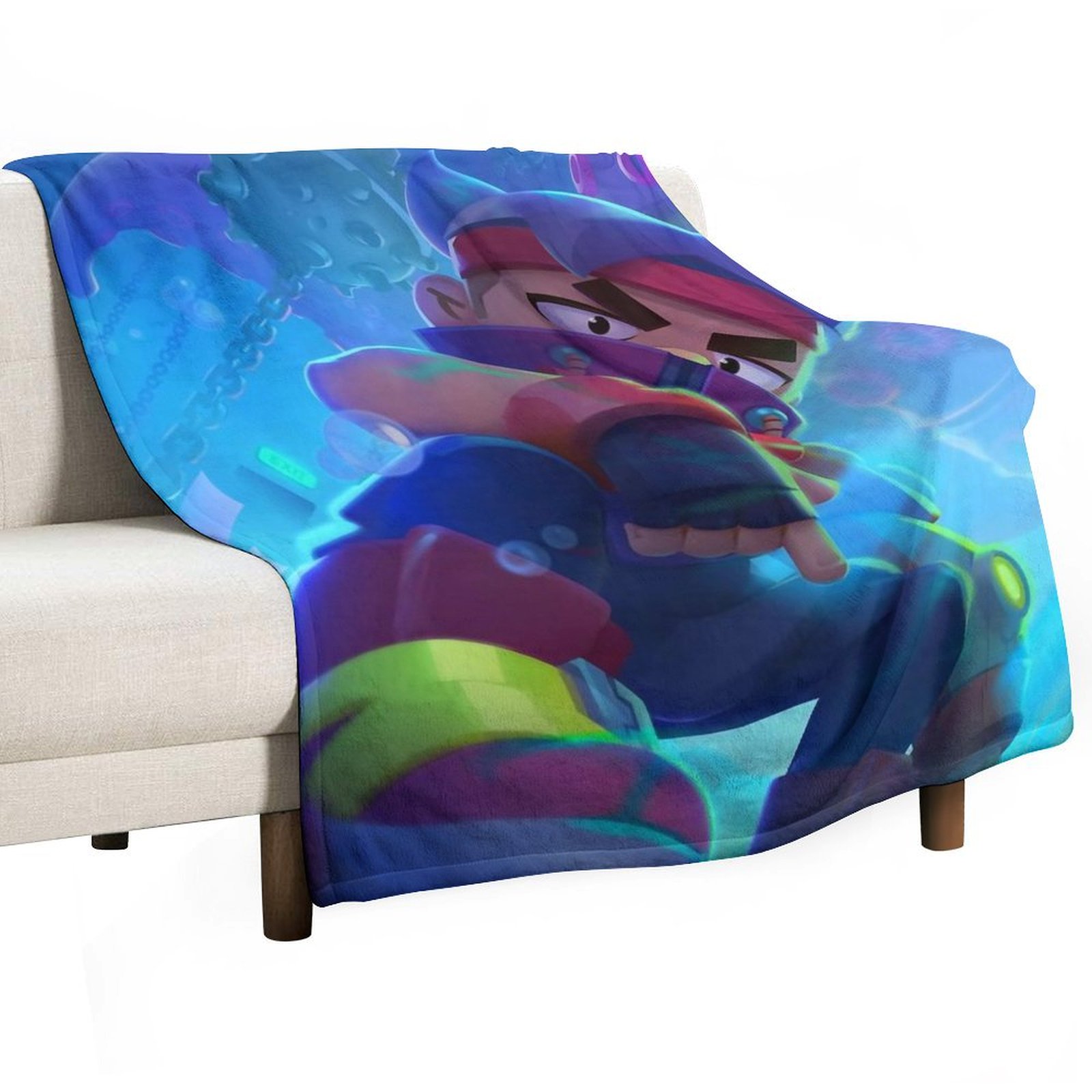 Brawl Stars (4) Throws Blanket Multi-size Super Soft Vertical Surface ...