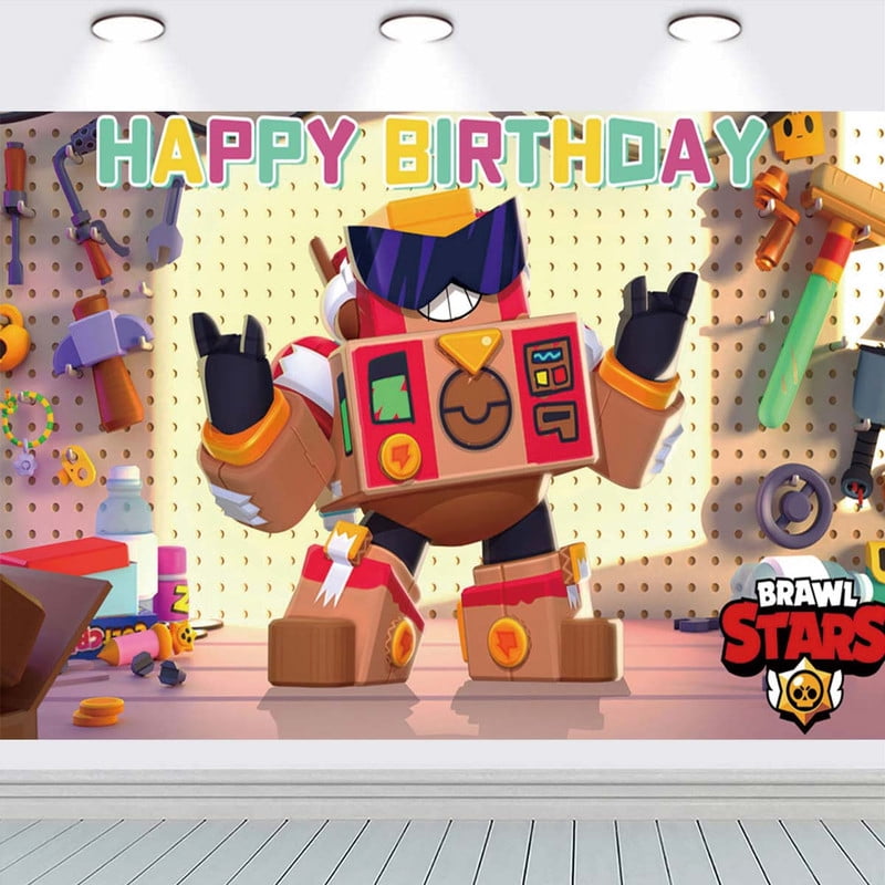 Brawl Stars Background Taspestry Post Banner Backdrop Party Supplies ...