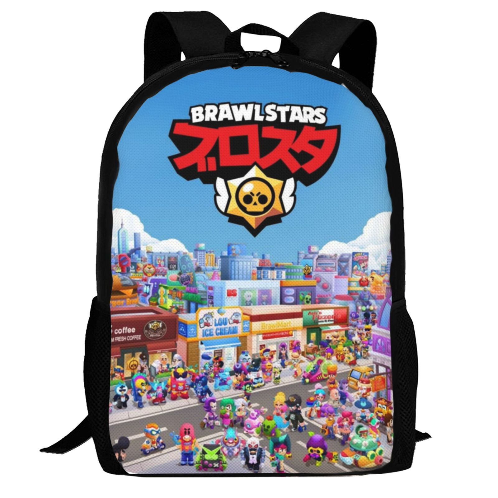 Brawl Stars Backpack,3d Print Laptop Backpack Lightweight Casual ...