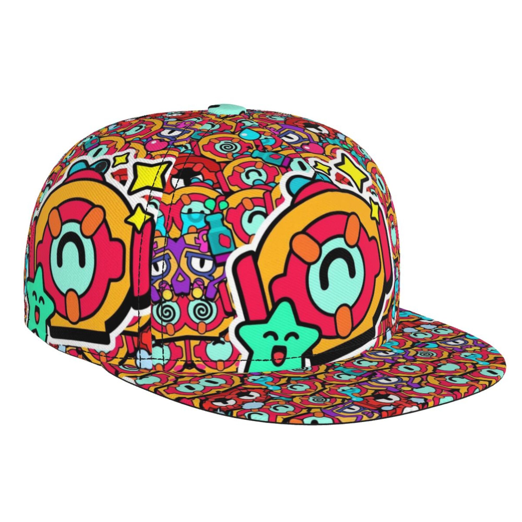 Brawl Stars Baseball Cap For Men, Women & Kids, Classic Flat Brim Hat ...