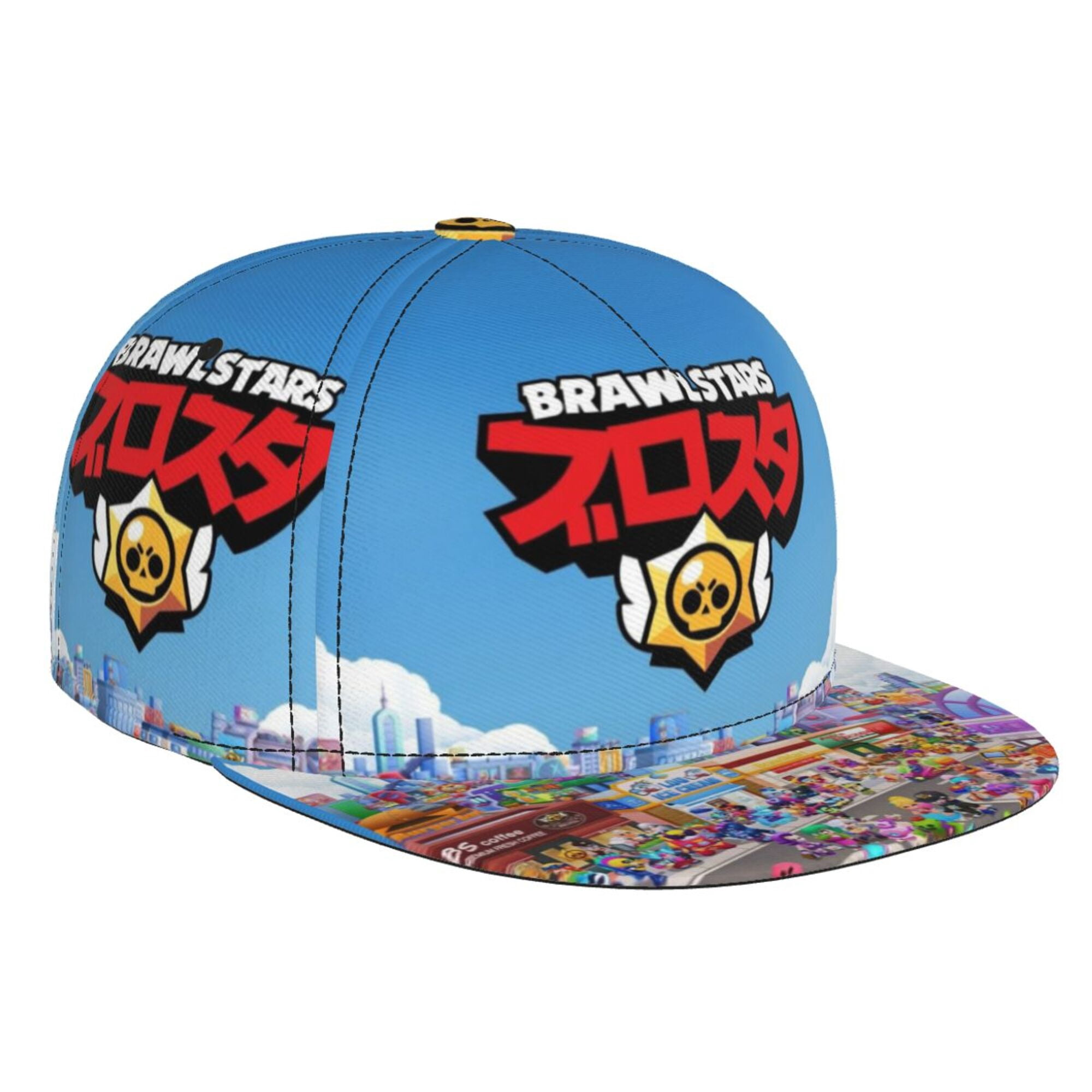 Brawl Stars Baseball Cap For Men, Women & Kids, Classic Flat Brim Hat ...