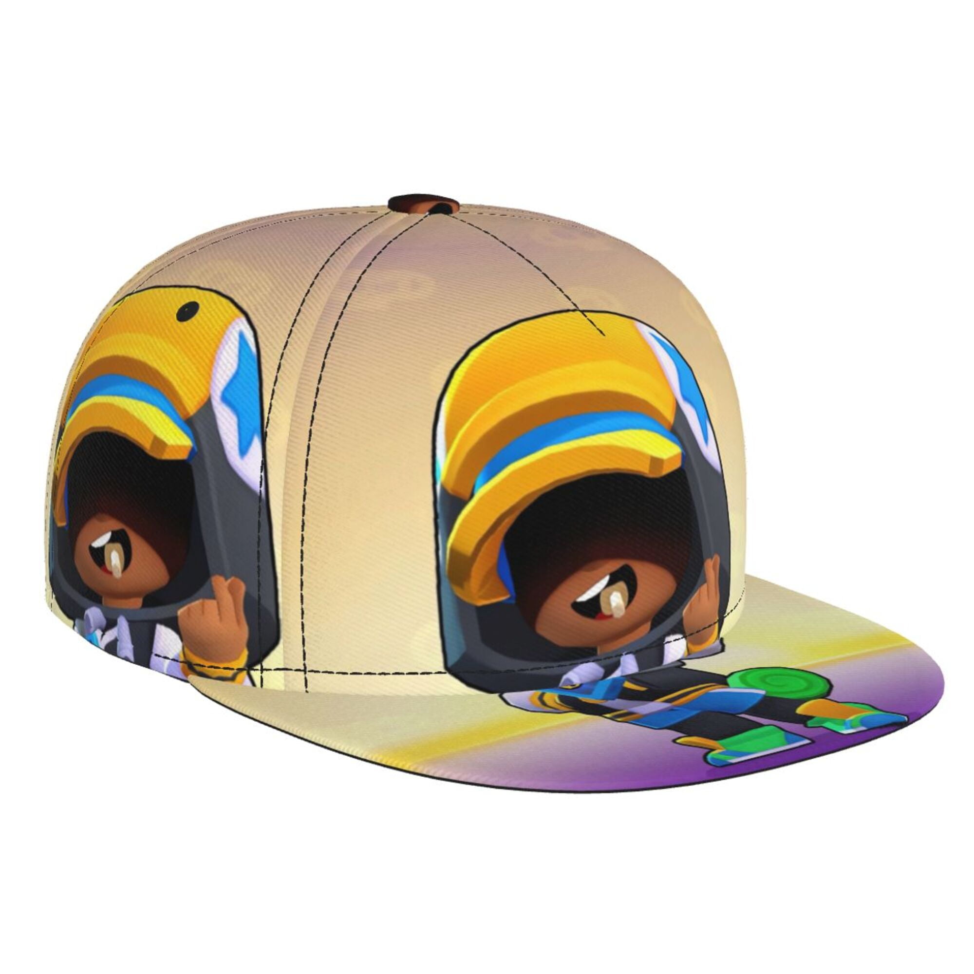 Brawl Stars Baseball Cap For Men, Women & Kids, Classic Flat Brim Hat ...