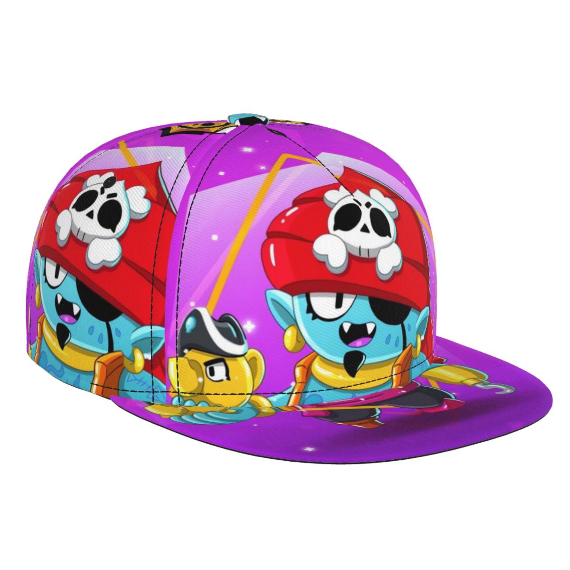 Brawl Stars Baseball Cap for Men Women Teen Classic Snapback Hip Hop ...