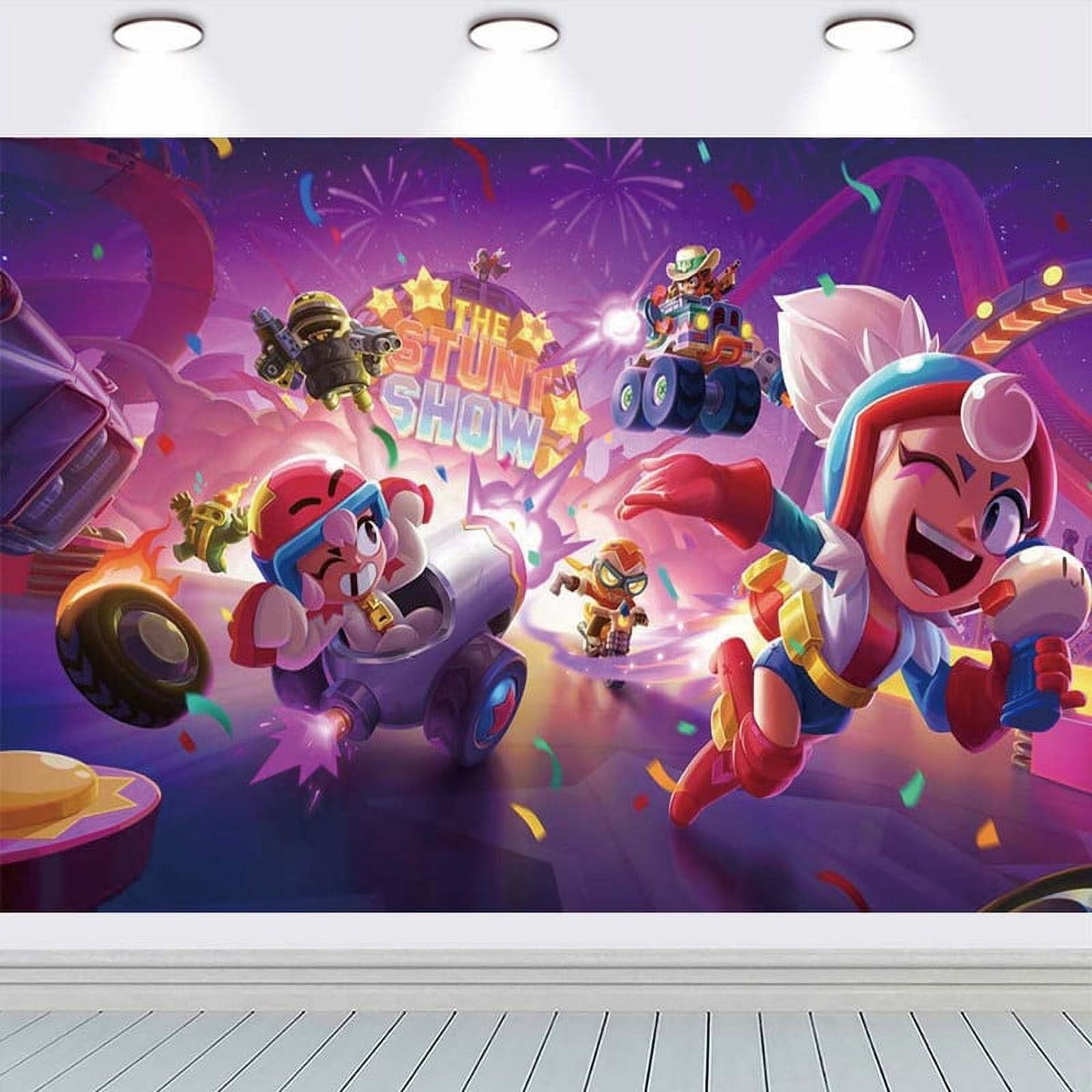 Brawl Stars Birthday Party Supplies Banner Backdrop Background ...