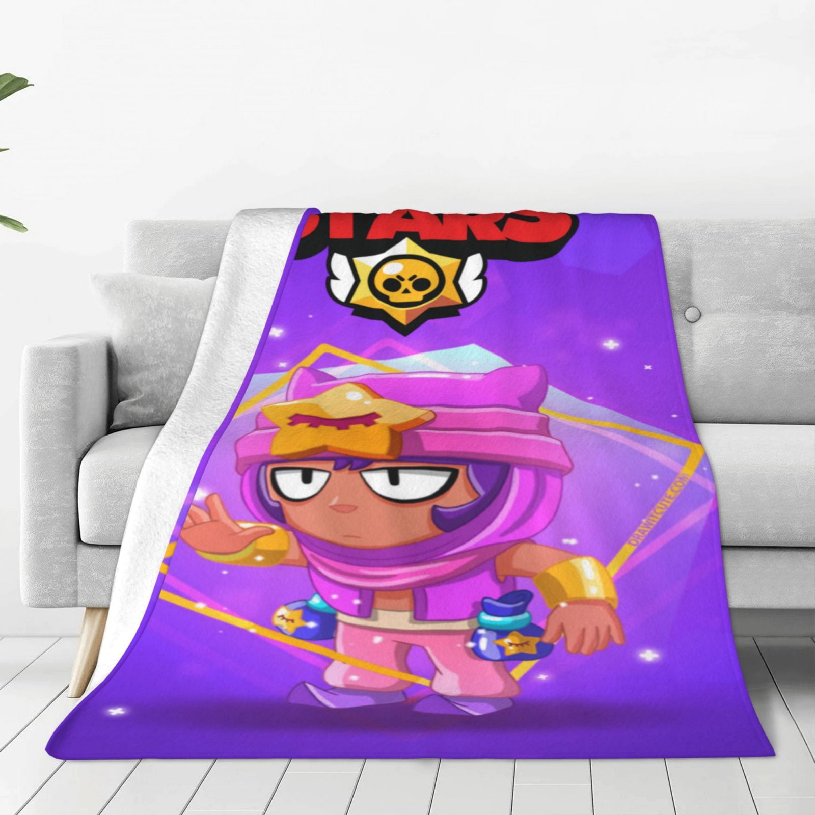 Brawl Stars Blanket Anime Soft Micro Fleece Blanket All Season ...
