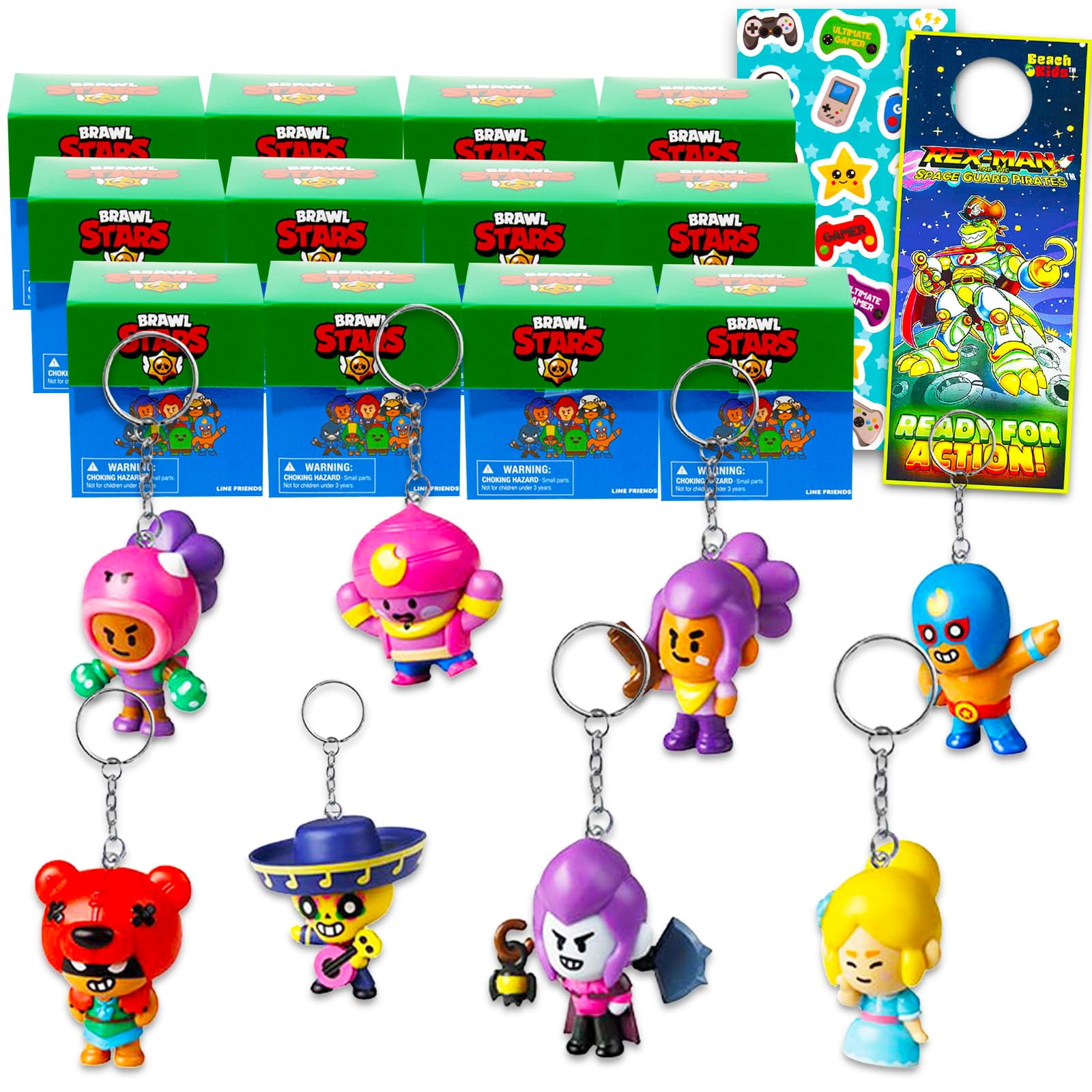 Brawl Stars Blind Bags Party Favors Set - Bundle with 12 Brawl Stars ...
