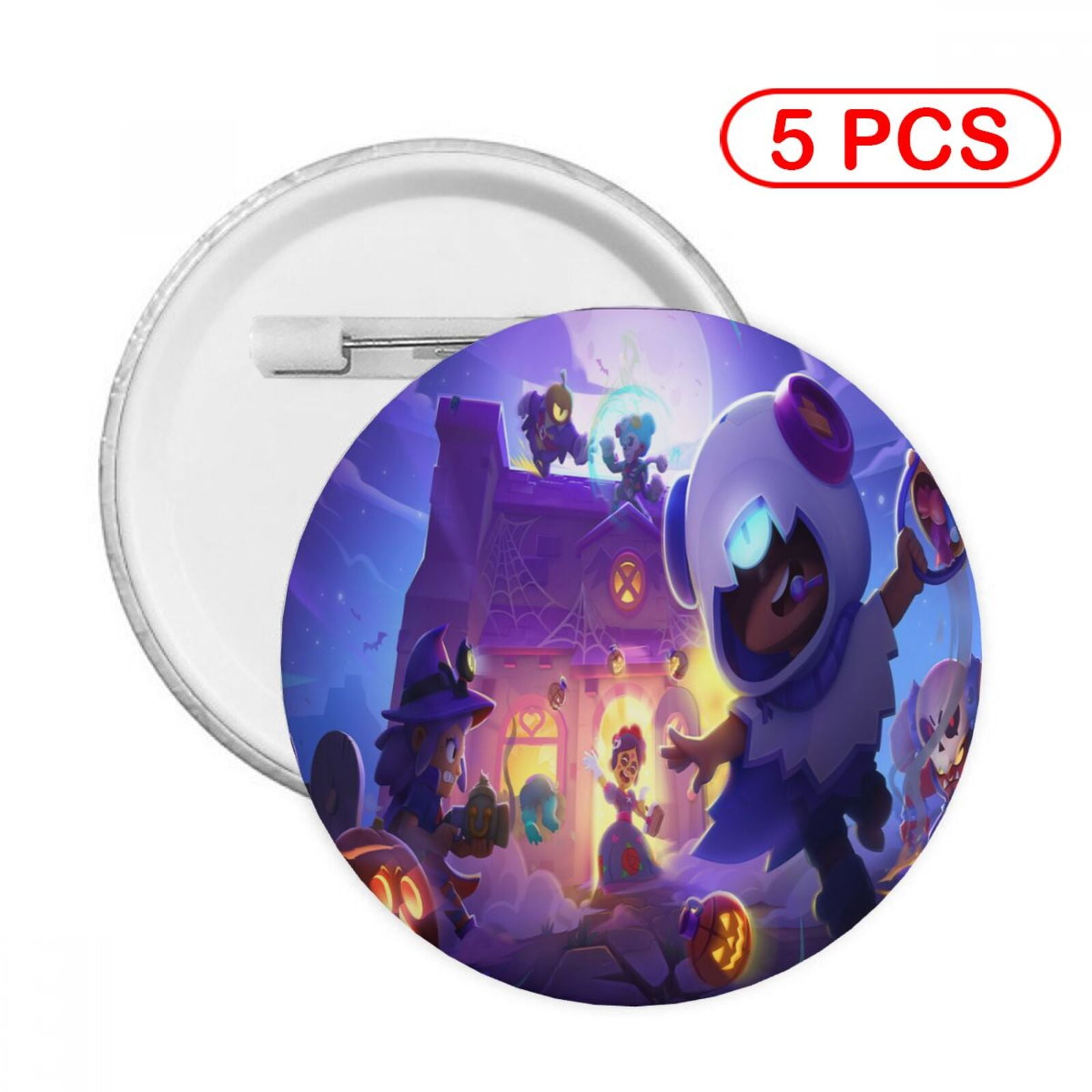 Brawl Stars Button Pins Buttons Badges Pins For Women Men Round Badges ...