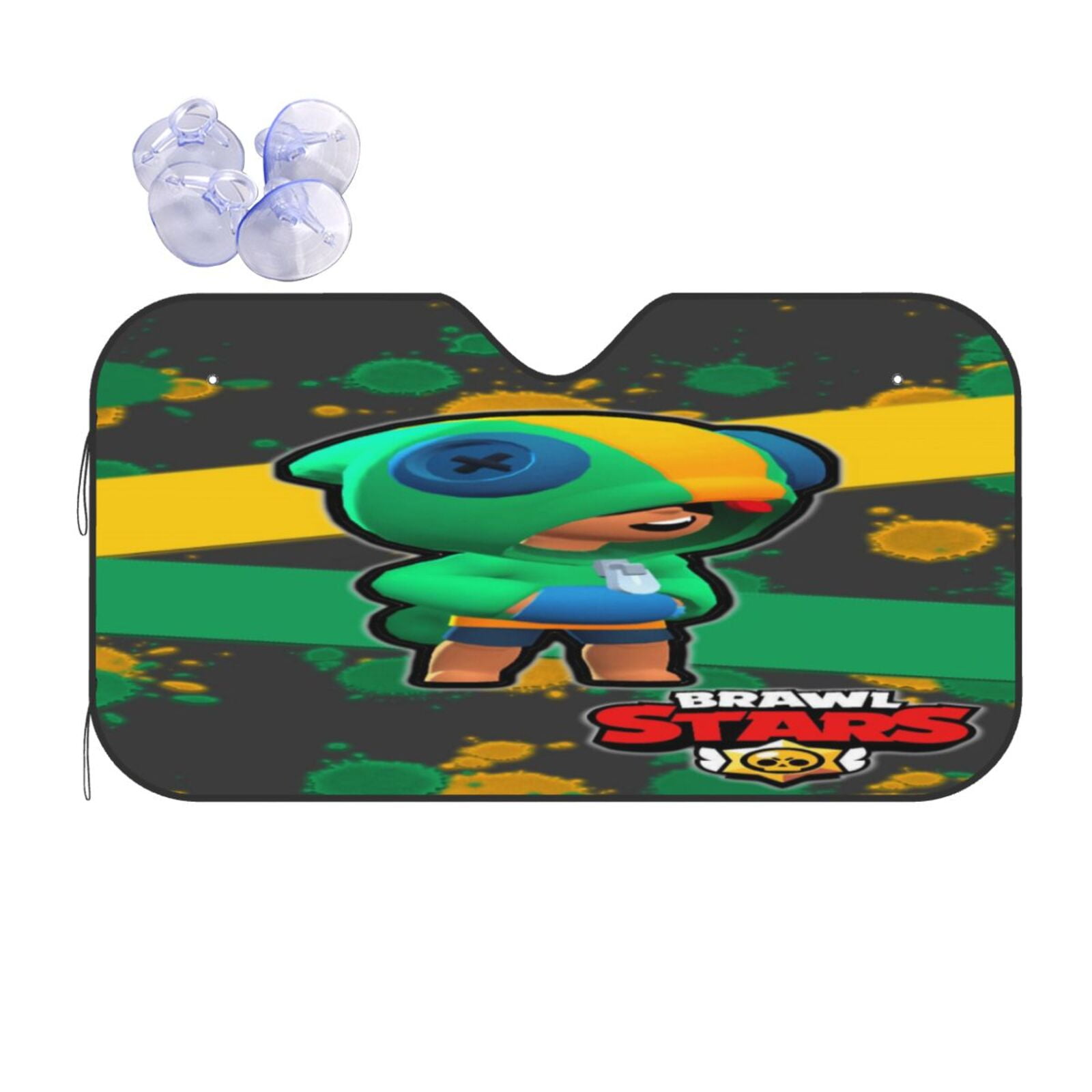 Brawl Stars Car Sunshade Front Windshield Sun Shades Foldable Car ...