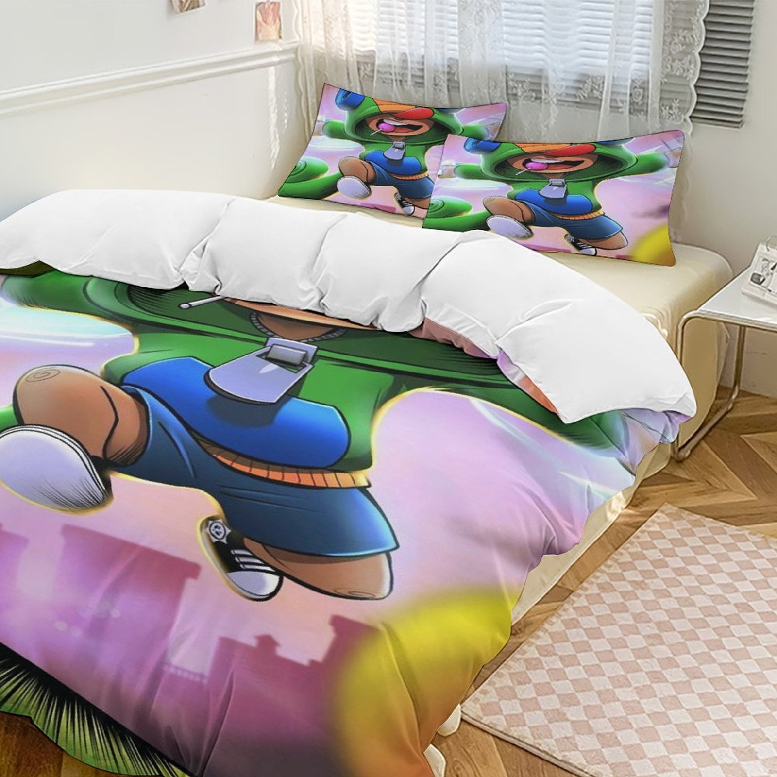 Brawl Stars Cartoon Bedding Sets Ultra Soft Skin-Friendly Duvet Cover 3 ...