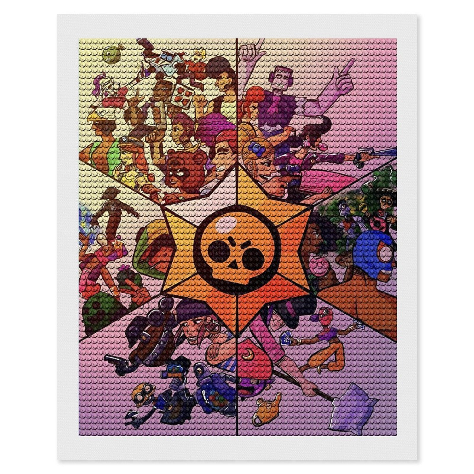 Brawl Stars Diamond Art Kits for Adults - 5D Diamond Art Kits for ...