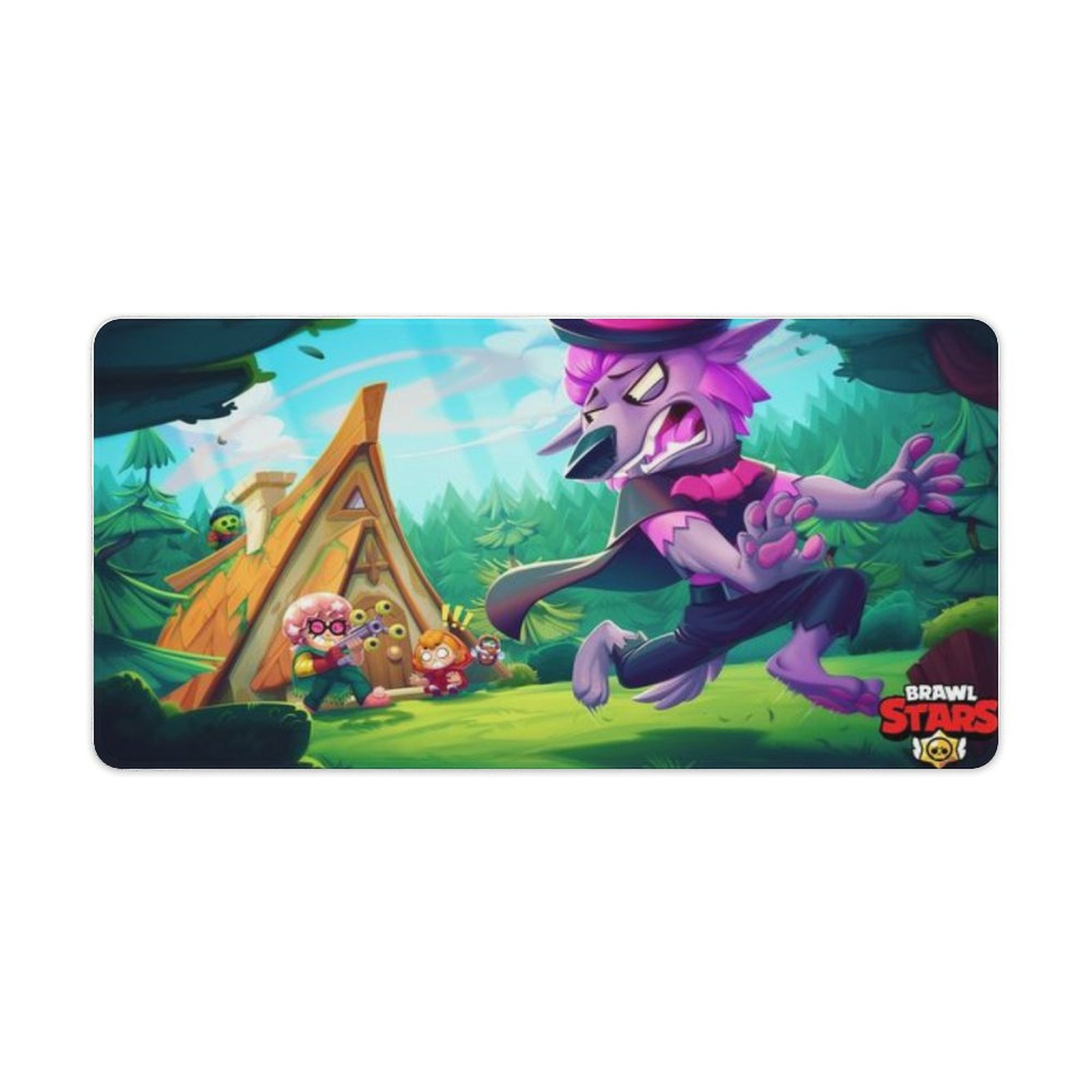 Brawl Stars Fan Art Leon Large Gaming Mouse Pad for Lightweight ...