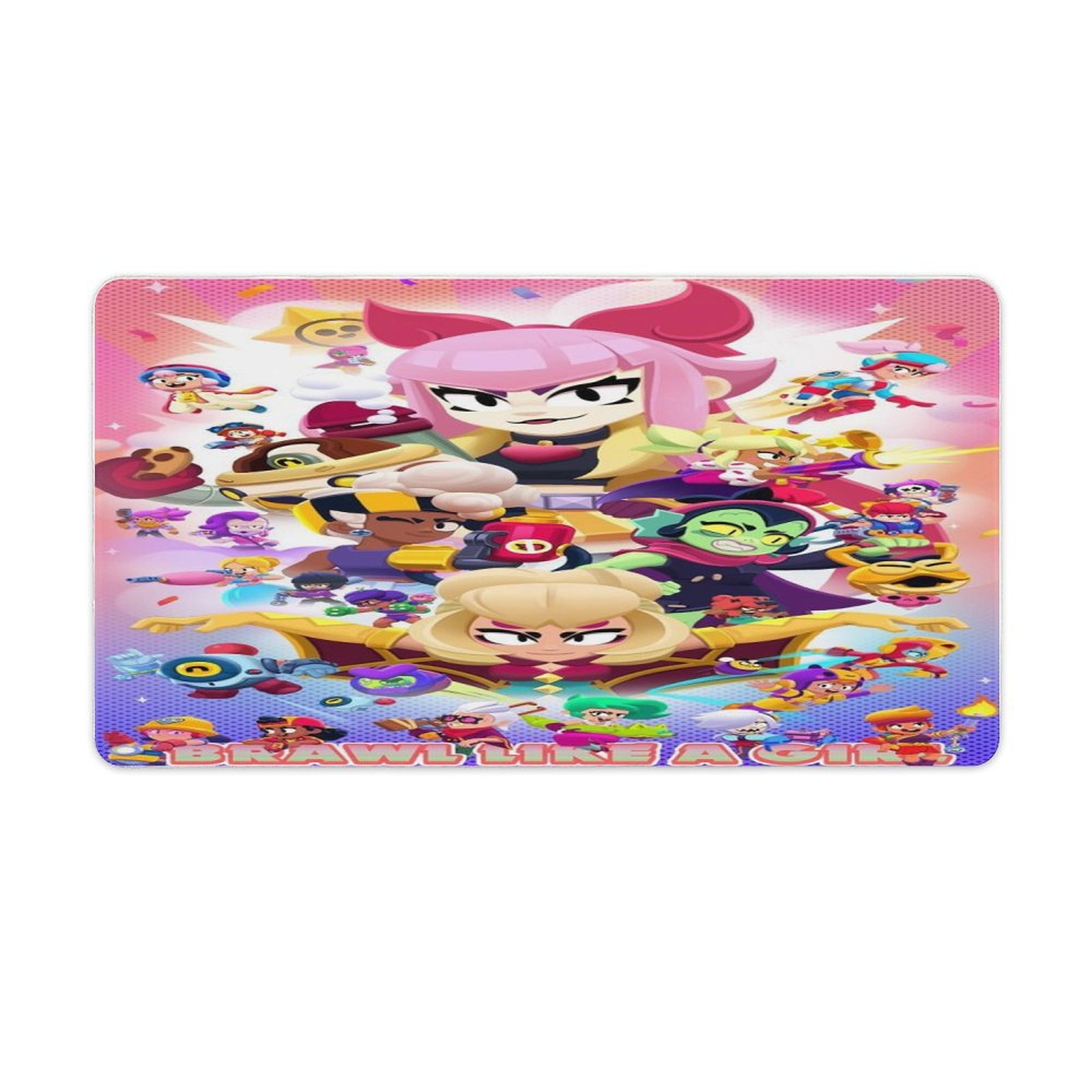 Brawl Stars Fan Art Leon Large Gaming Mouse Pad for Lightweight ...