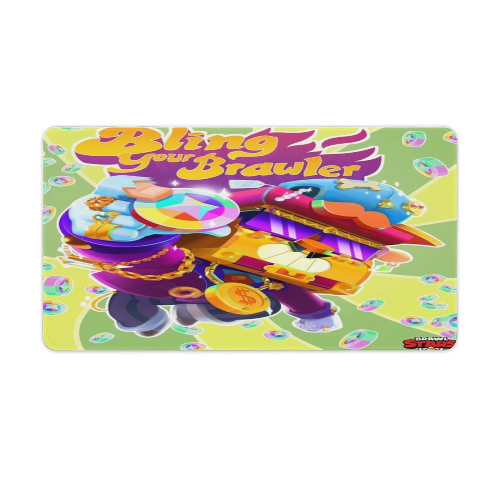 Brawl Stars Fan Art Leon Large Gaming Mouse Pad for Lightweight ...