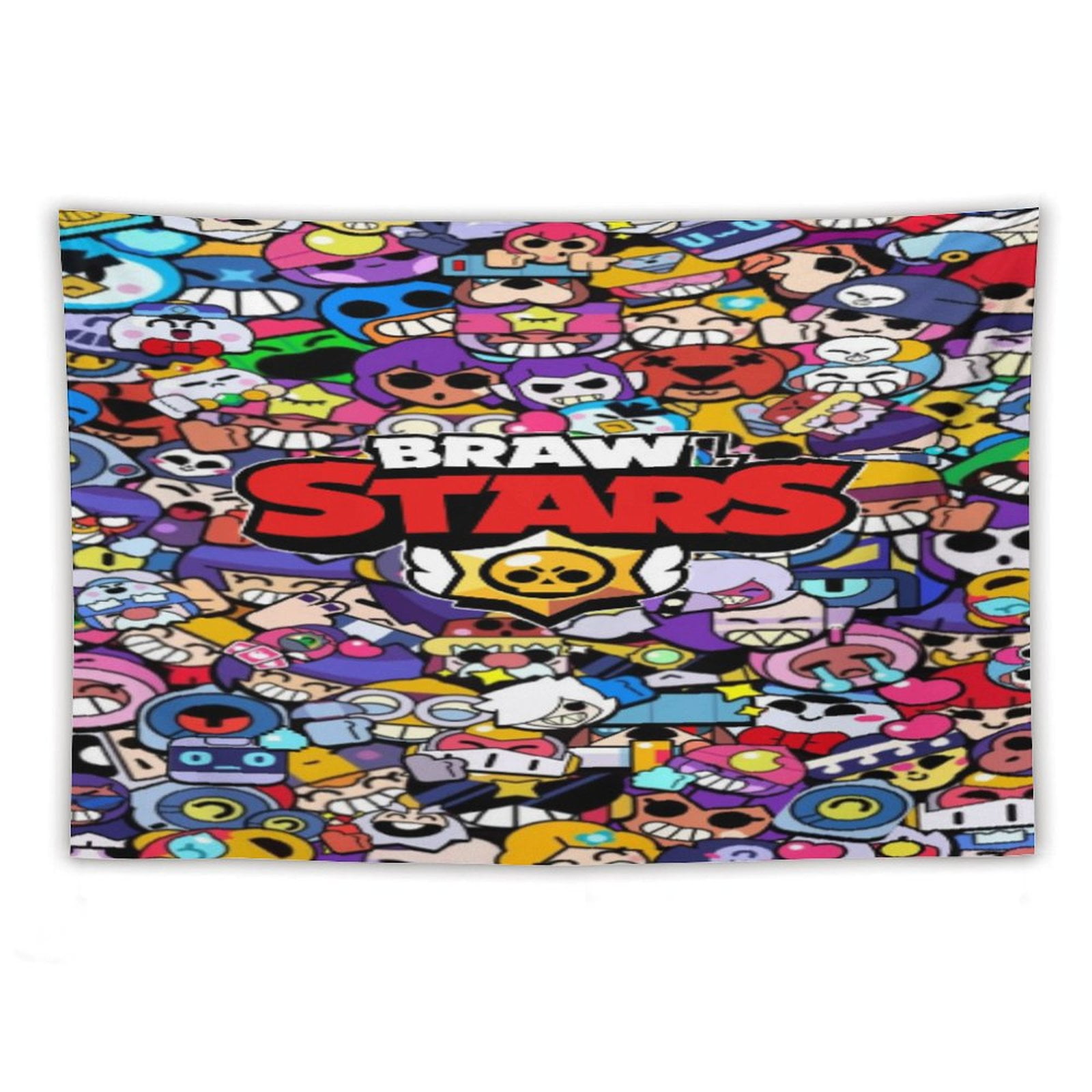 Brawl Stars Fan Art Leon Tapestry Gift Wall Hanging Backdrop for Room ...