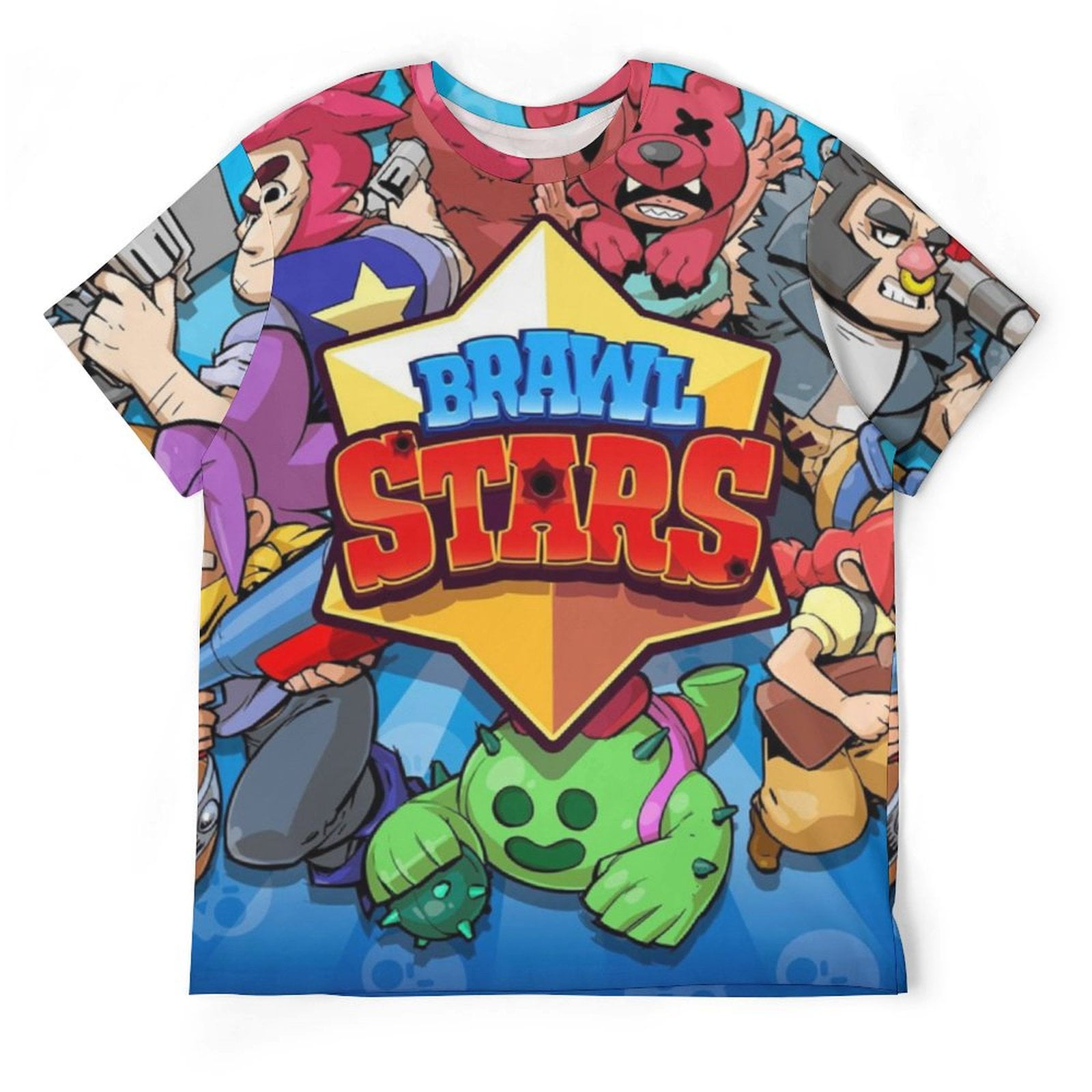 Brawl Stars Game Unisex T Shirt Short-sleeve Shirt For Men Women Soft ...