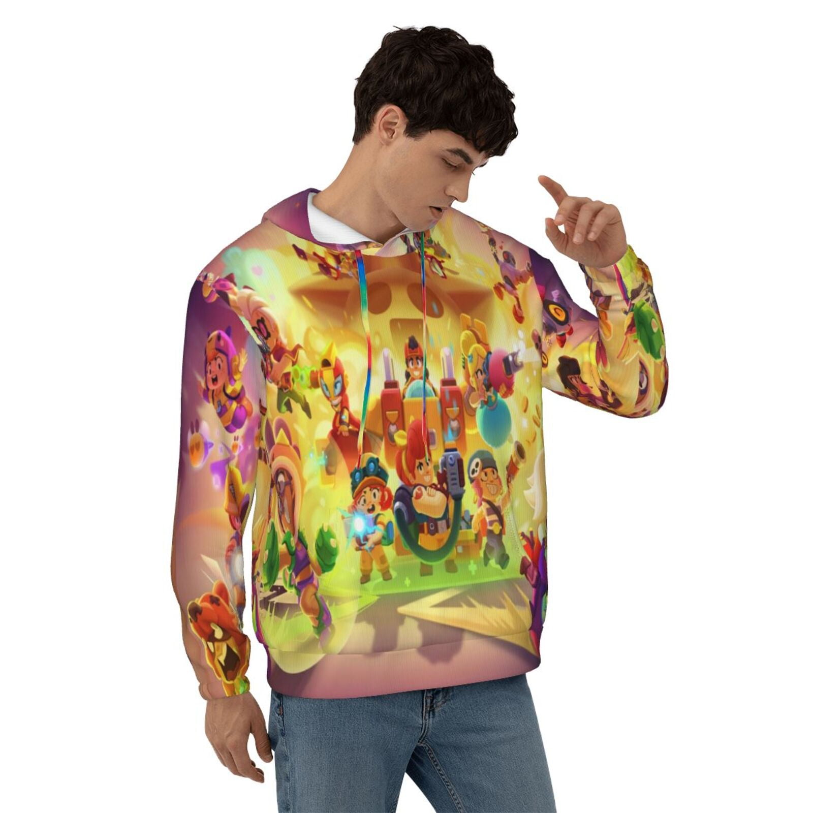 Brawl Stars Hoodie For Men Women Novelty Graphic Print Hoodies Casual ...