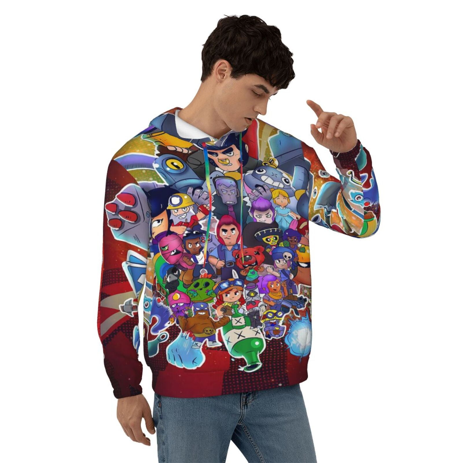 Brawl Stars Hoodie For Men Women Novelty Graphic Print Hoodies Casual ...