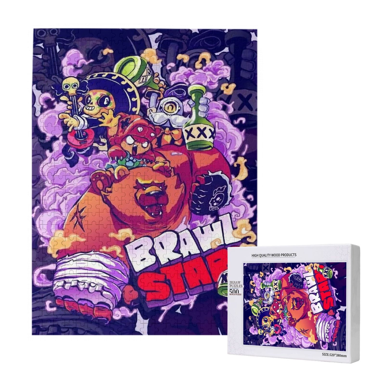 Brawl Stars Jigsaw Puzzle 300 500 1000 Piece Colorful Puzzles Gifts for ...