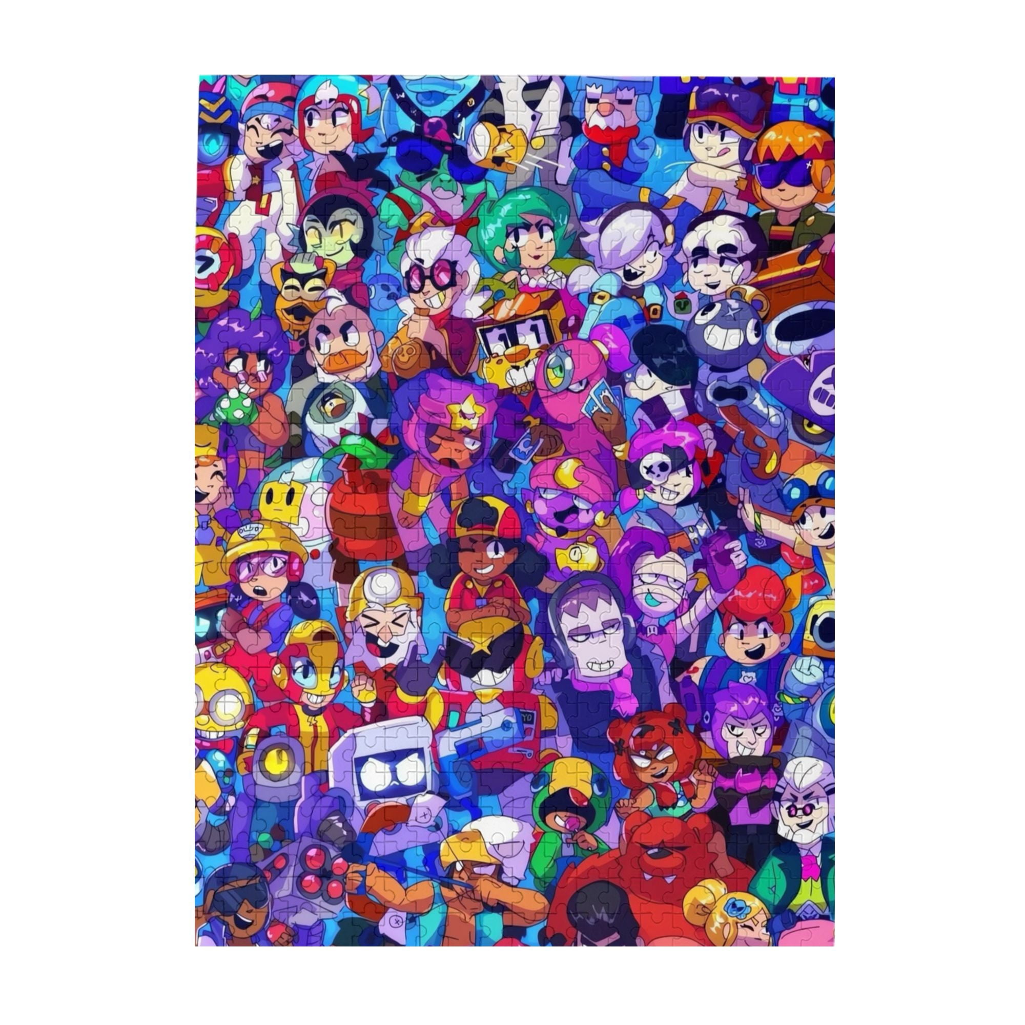Brawl Stars Jigsaw Puzzle for Kids Adults 500 Piece Challenging Wooden ...