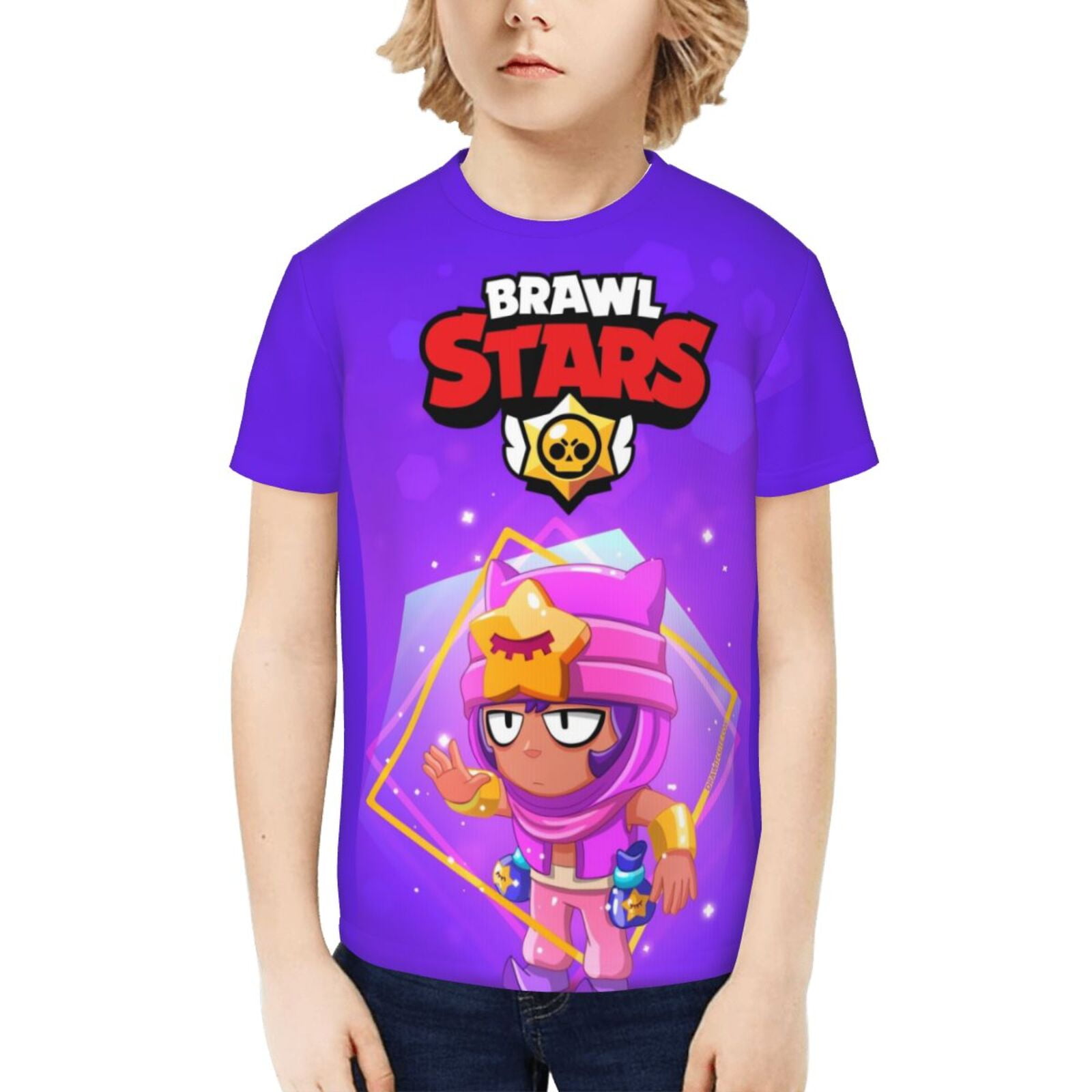 Brawl Stars Kids T-Shirt 3d Printed Graphic T-Shirts Boys And Girls ...