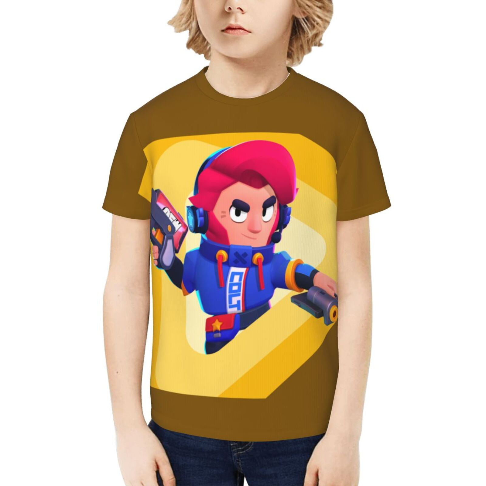 Brawl Stars Kids T-Shirt 3d Printed Graphic T-Shirts Boys And Girls ...