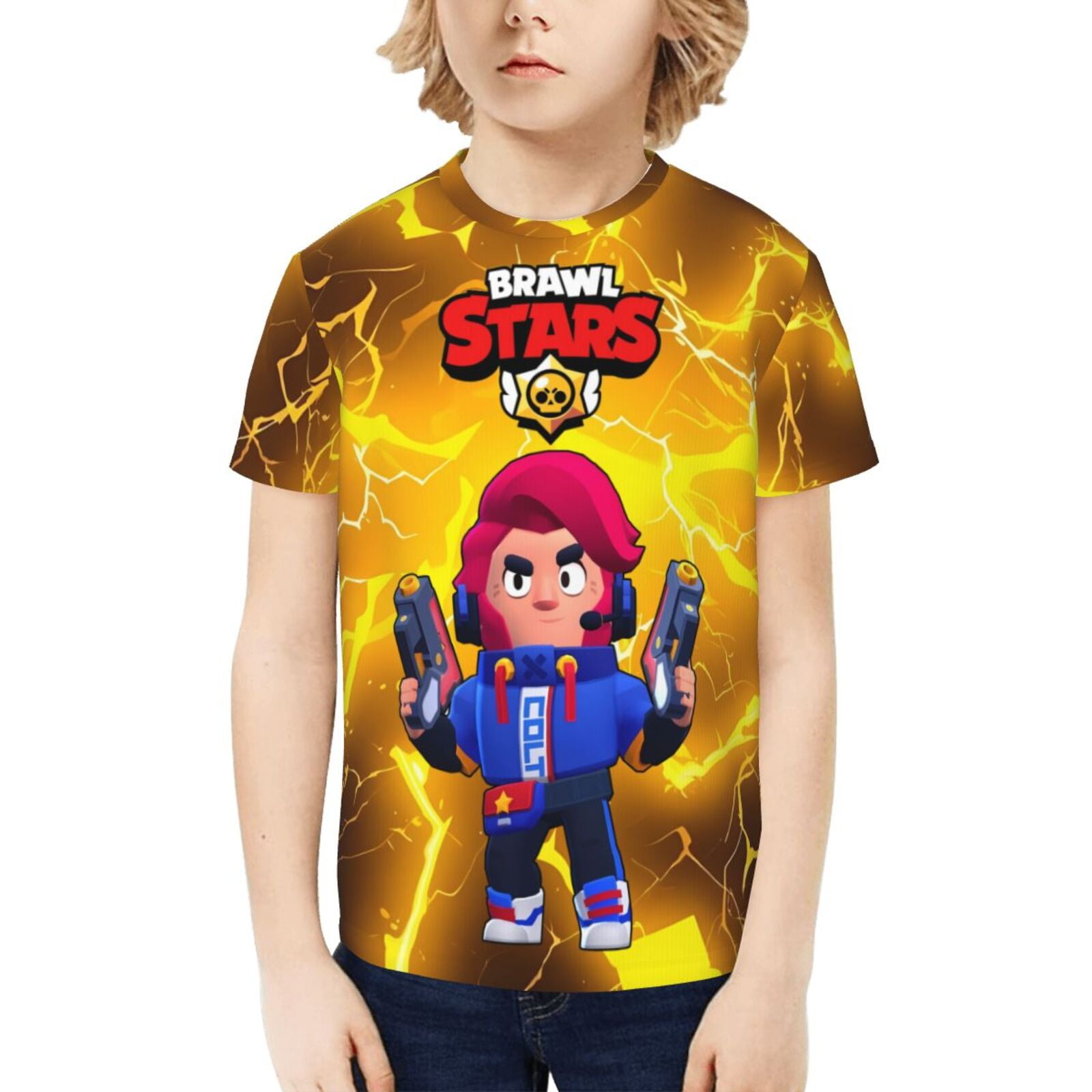 Brawl Stars Kids T-Shirt 3d Printed Graphic T-Shirts Boys And Girls ...