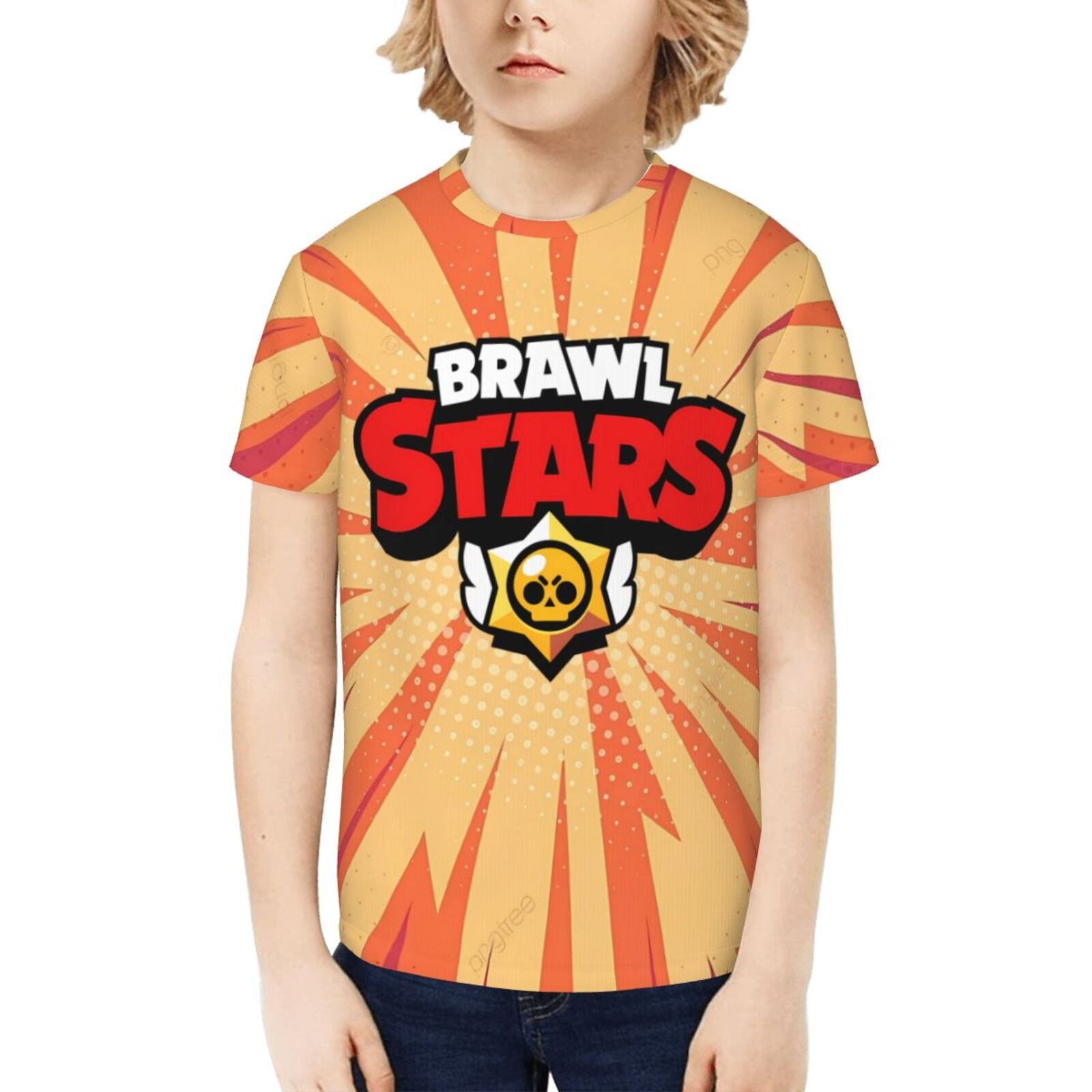 Brawl Stars Kids T-Shirt 3d Printed Graphic T-Shirts Boys And Girls ...