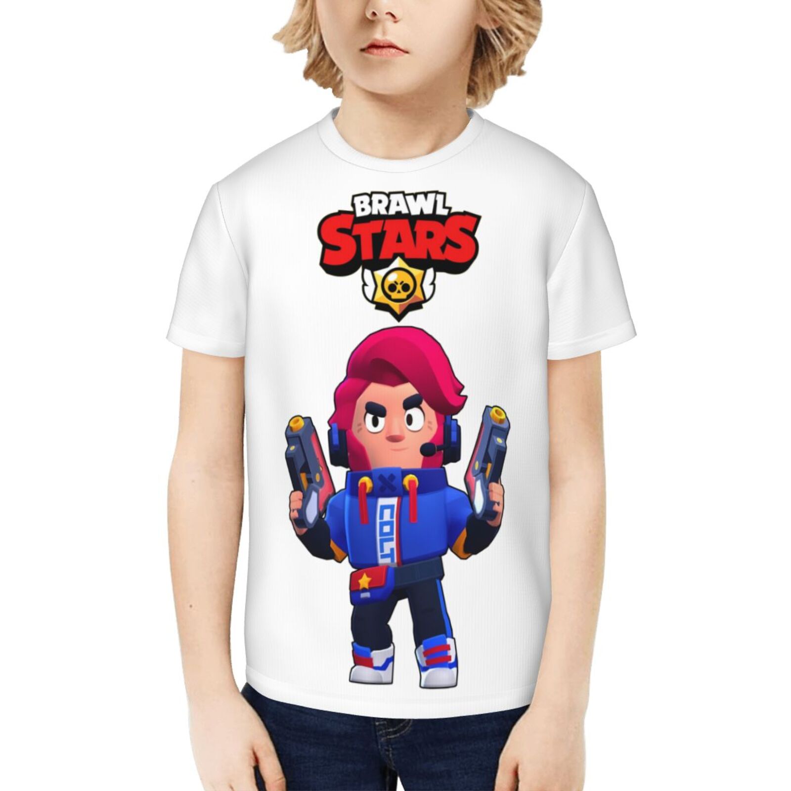 Brawl Stars Kids T-Shirt 3d Printed Graphic T-Shirts Boys And Girls ...