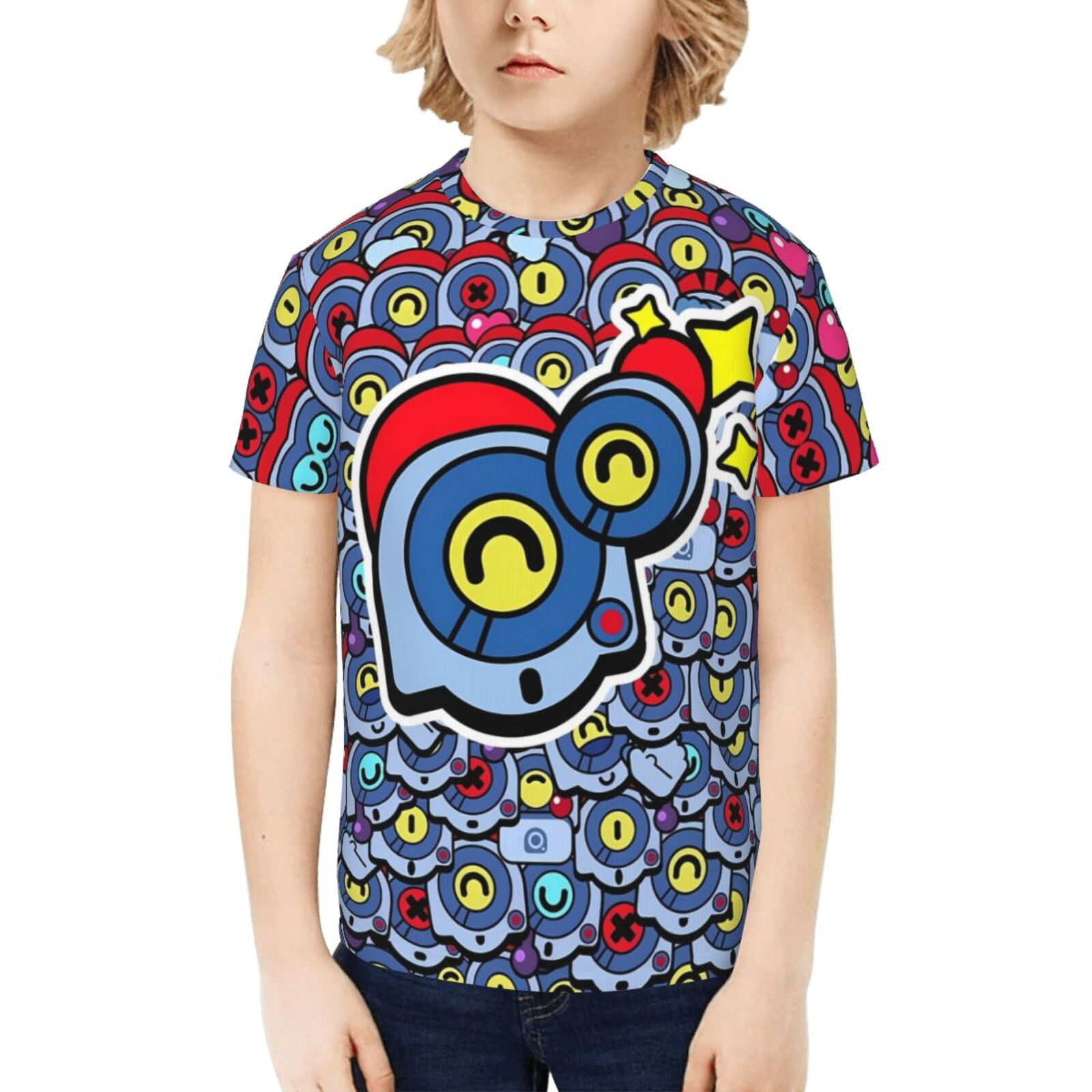 Brawl Stars Kids T-Shirt 3d Printed Graphic T-Shirts Boys And Girls ...