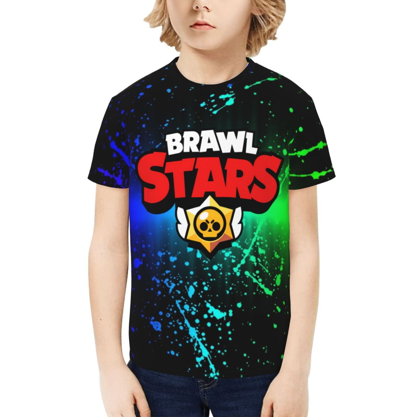 Brawl Stars Kids T-Shirt 3d Printed Graphic T-Shirts Boys And Girls ...