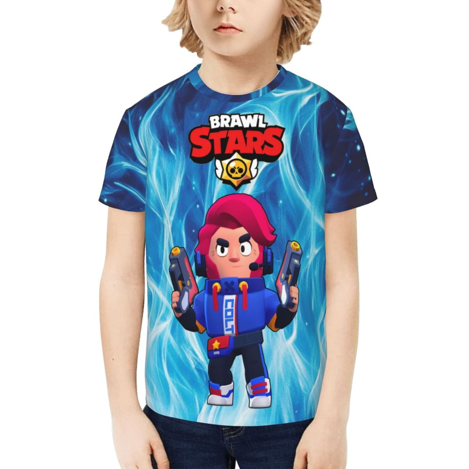 Brawl Stars Kids T-Shirt 3d Printed Graphic T-Shirts Boys And Girls ...
