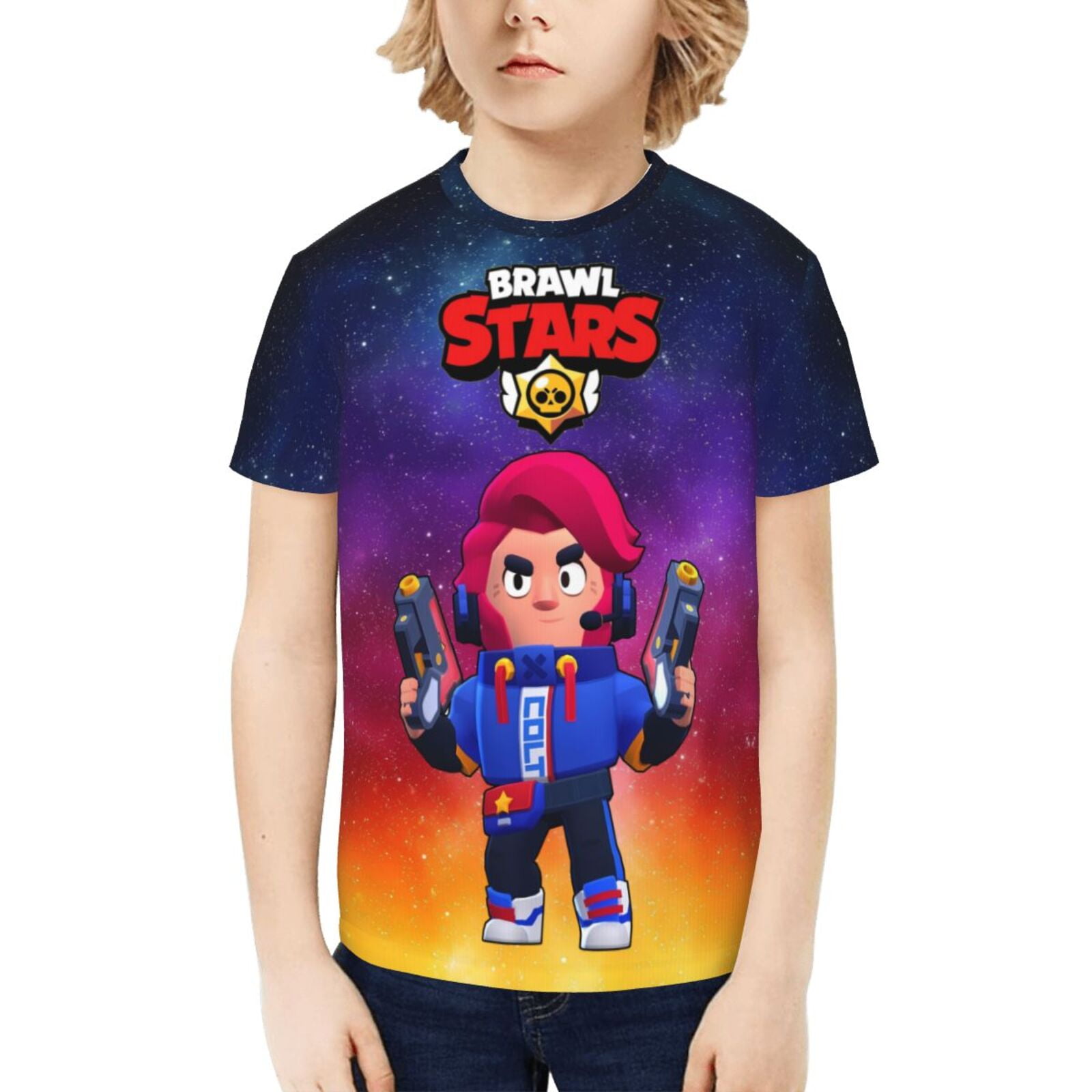 Brawl Stars Kids T-Shirt 3d Printed Graphic T-Shirts Boys And Girls ...