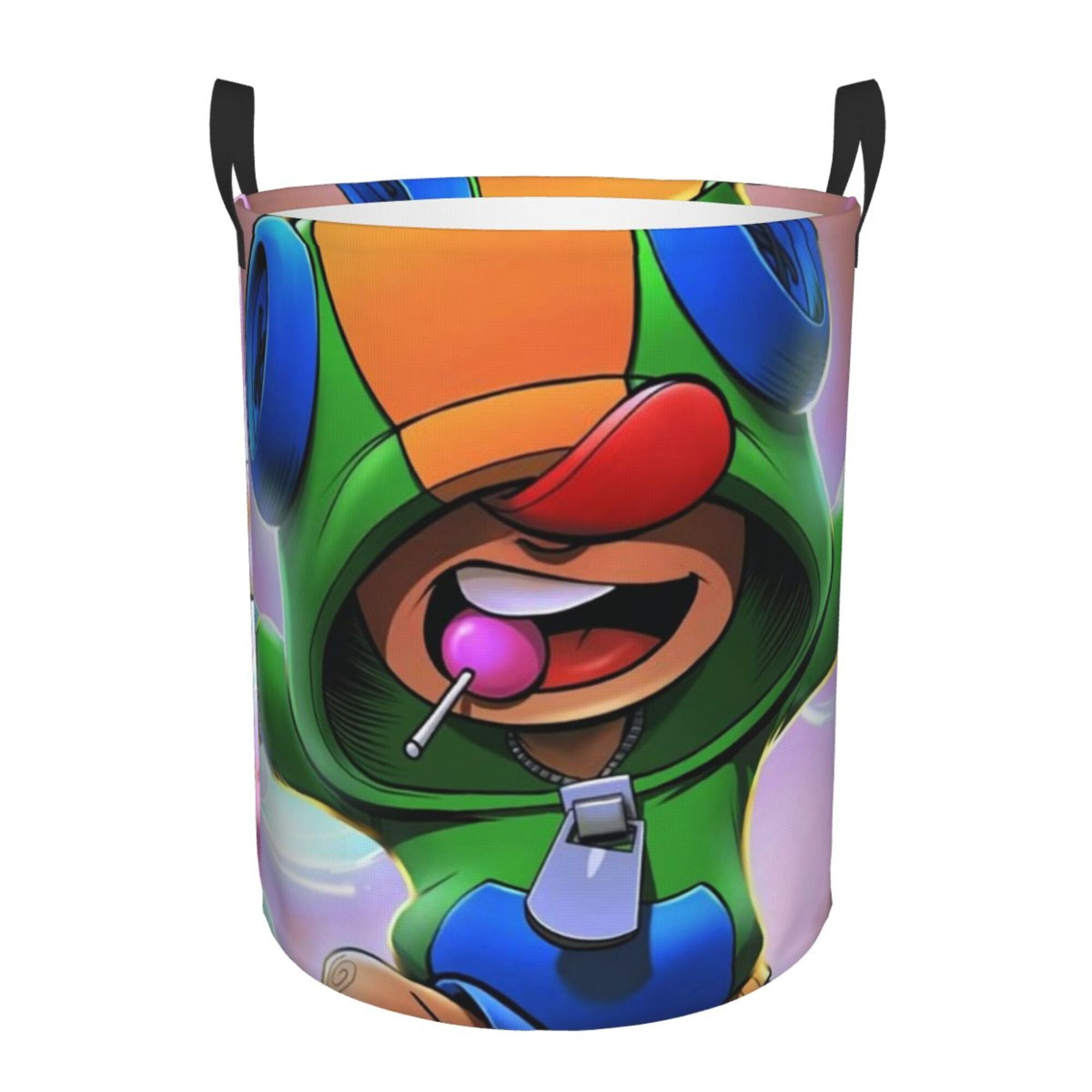 Brawl Stars Laundry Hamper Basket, Waterproof Collapsible Circular ...
