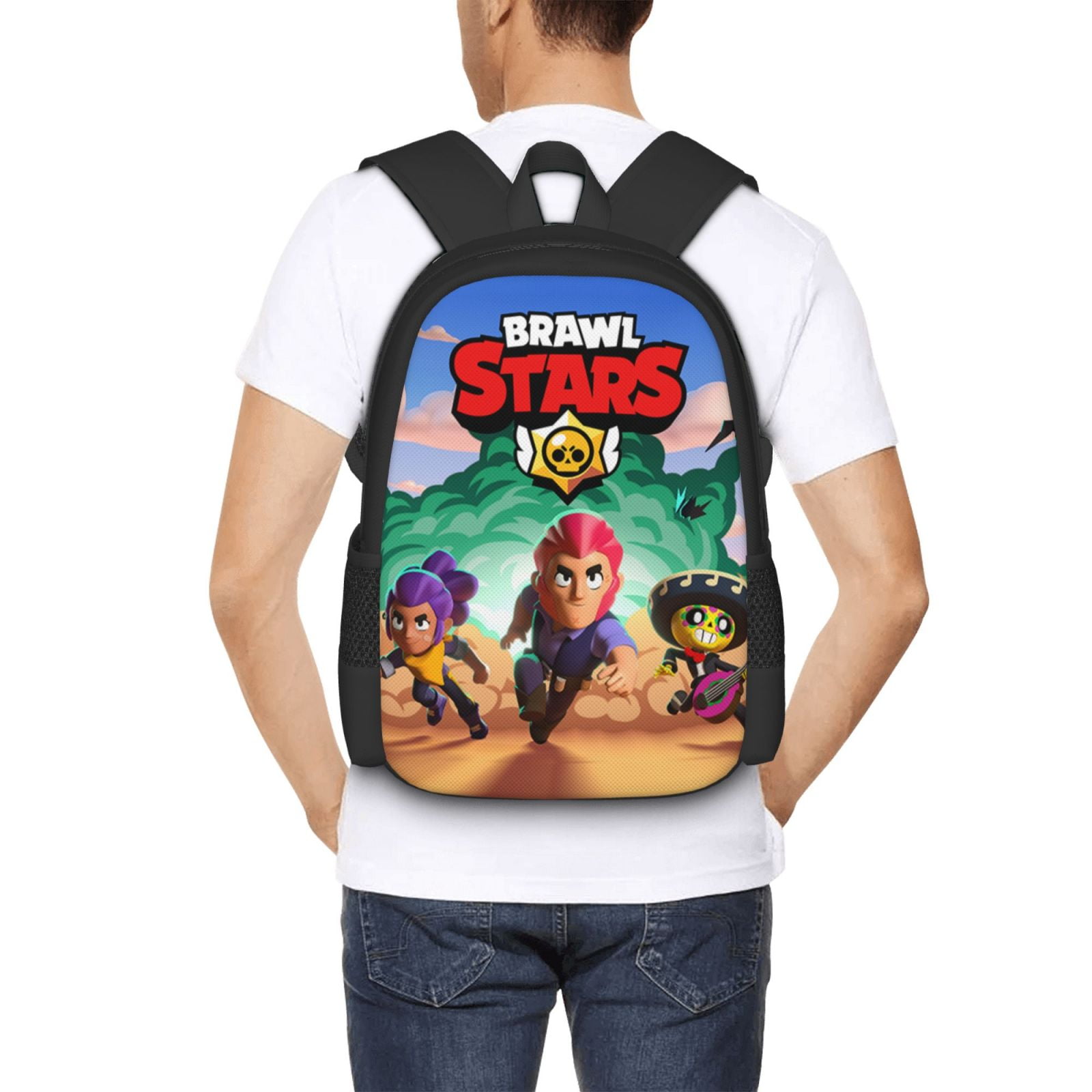 Brawl Stars Lightweight Backpack,3D Printed Fashion Travel Backpack ...