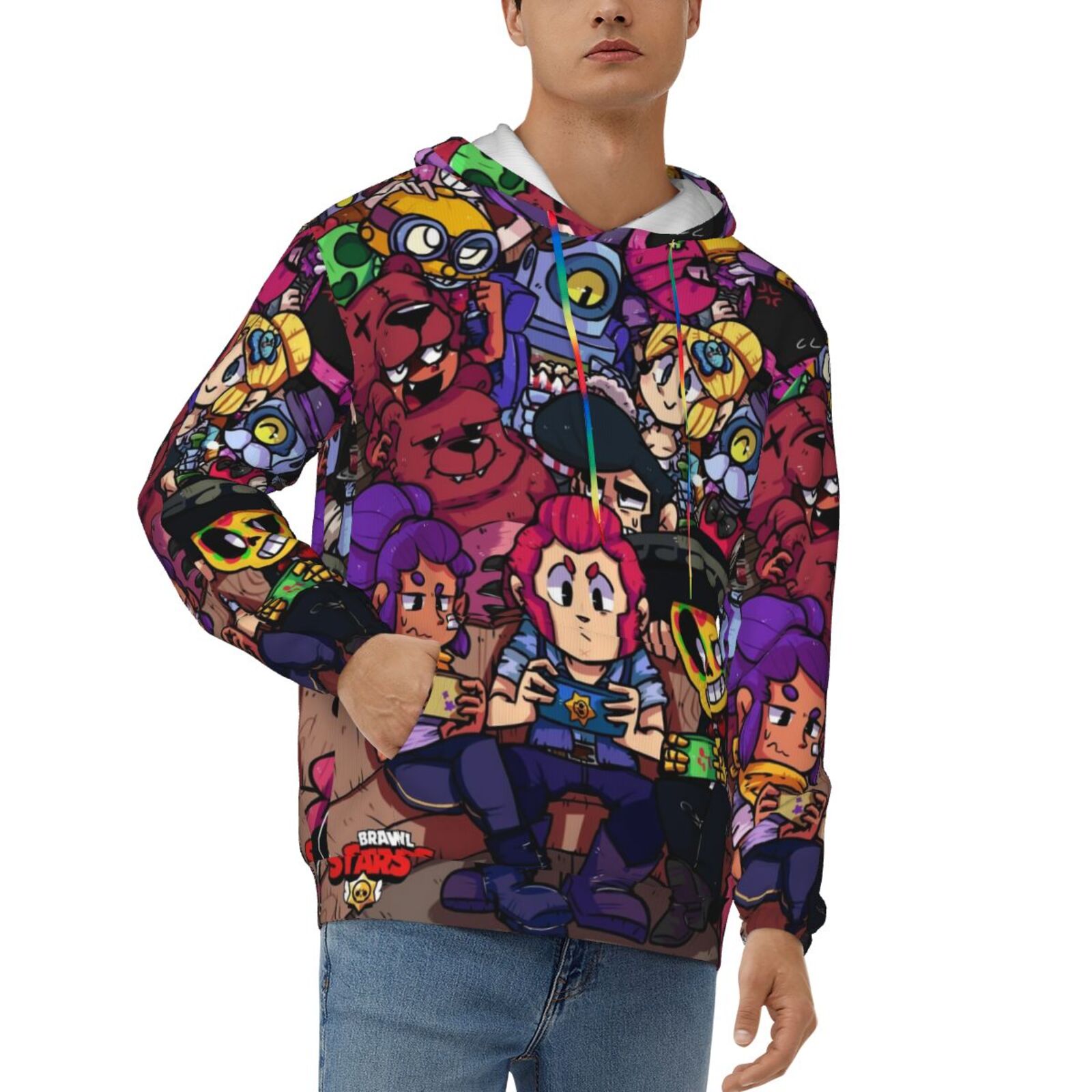 Brawl Stars Men Women Unisex Hoodie 3D Print Cosplay Pullover Hoodies ...
