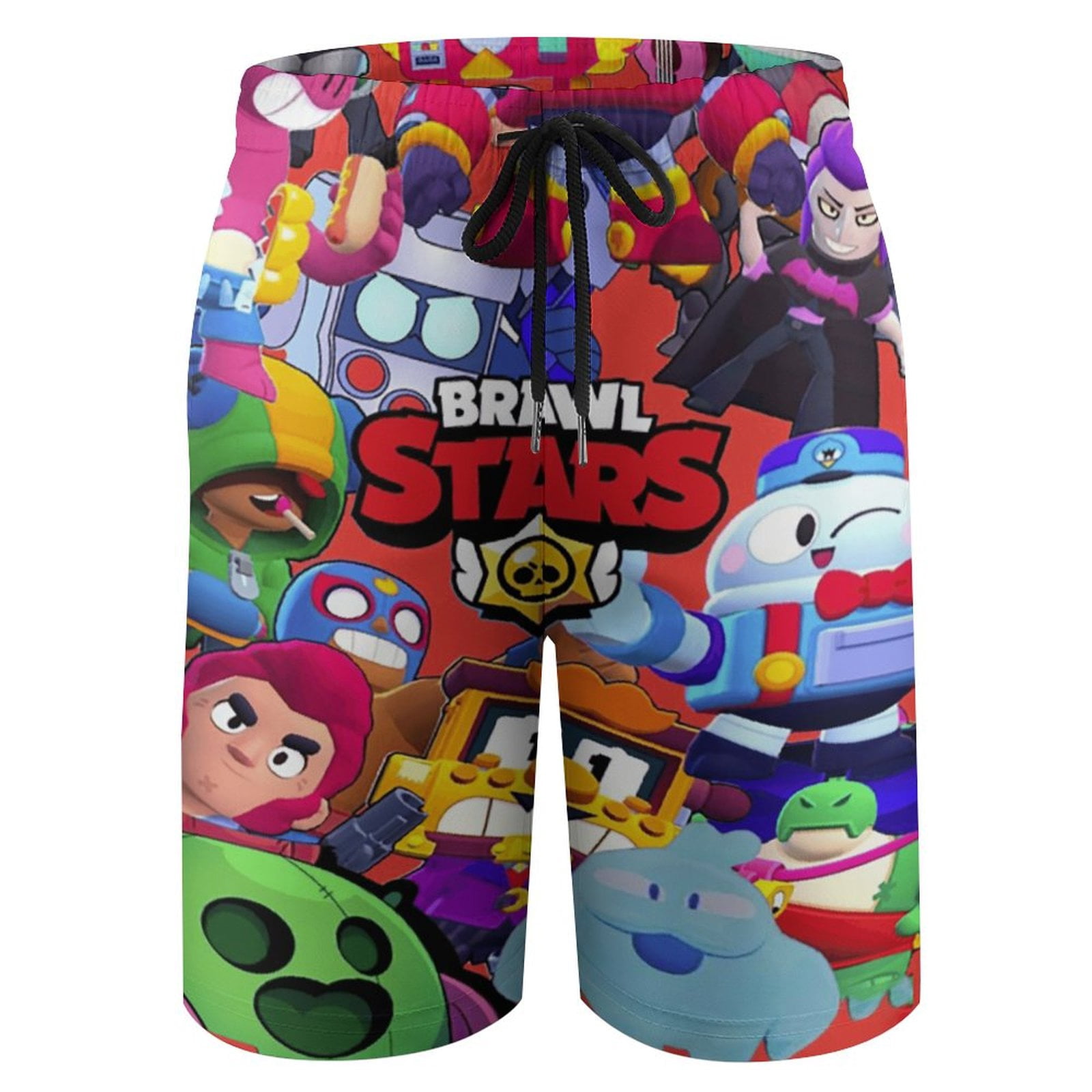 Brawl Stars Men's Beach Shorts Swim Trunks Quick Dry Casual Polyester ...