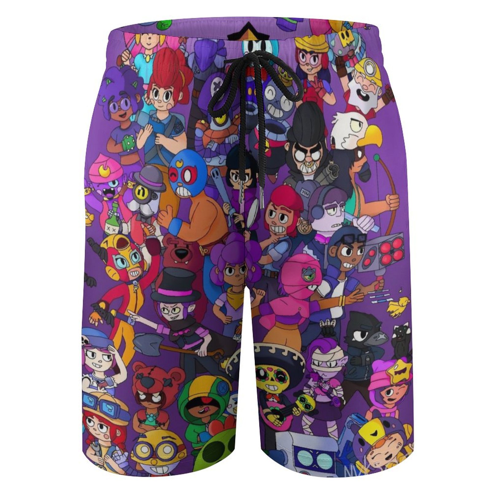 Brawl Stars Men's Beach Shorts Swim Trunks Quick Dry Casual Polyester ...
