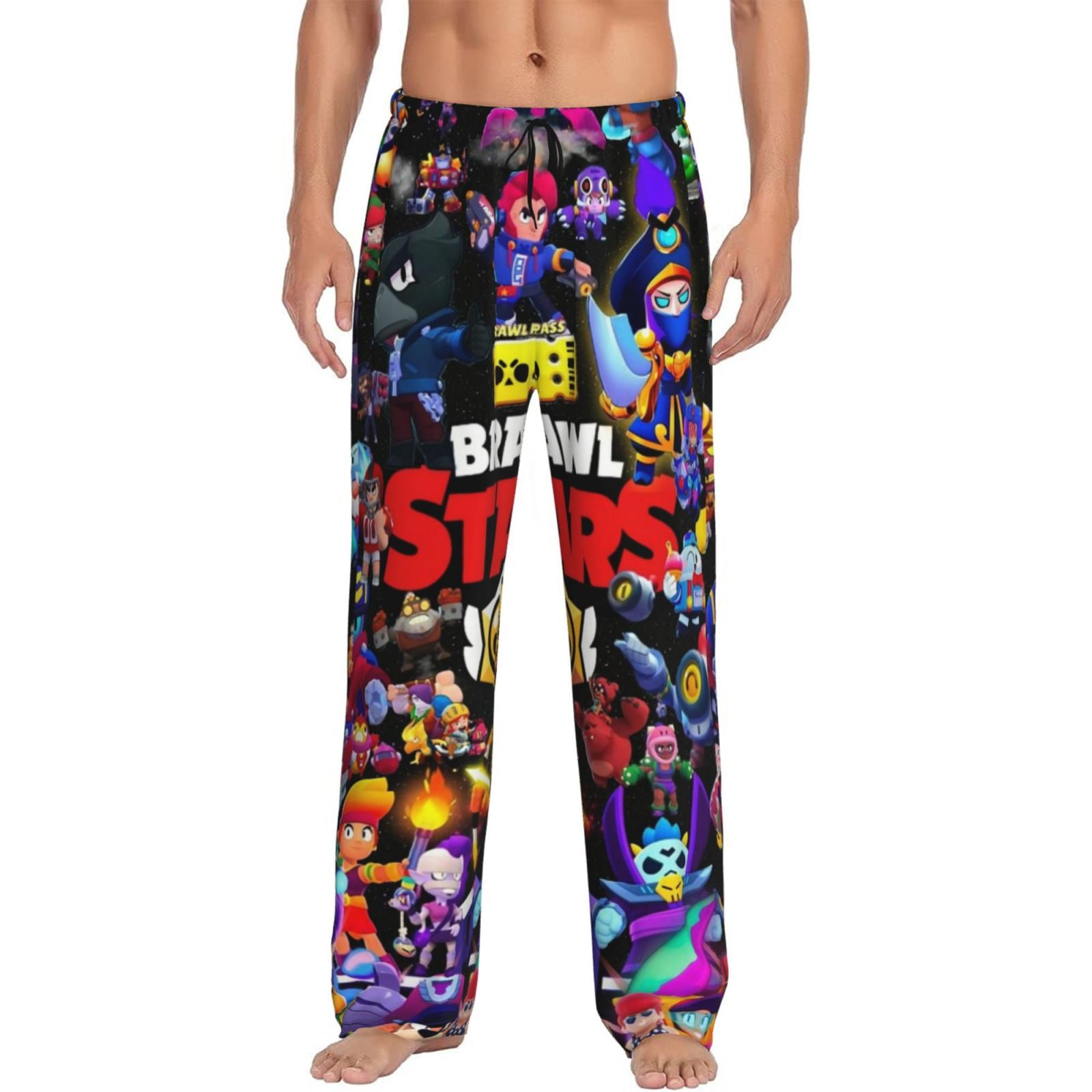 Brawl Stars Men's Pajama Pants Super Soft Comfy Sleep Lounge Pants ...