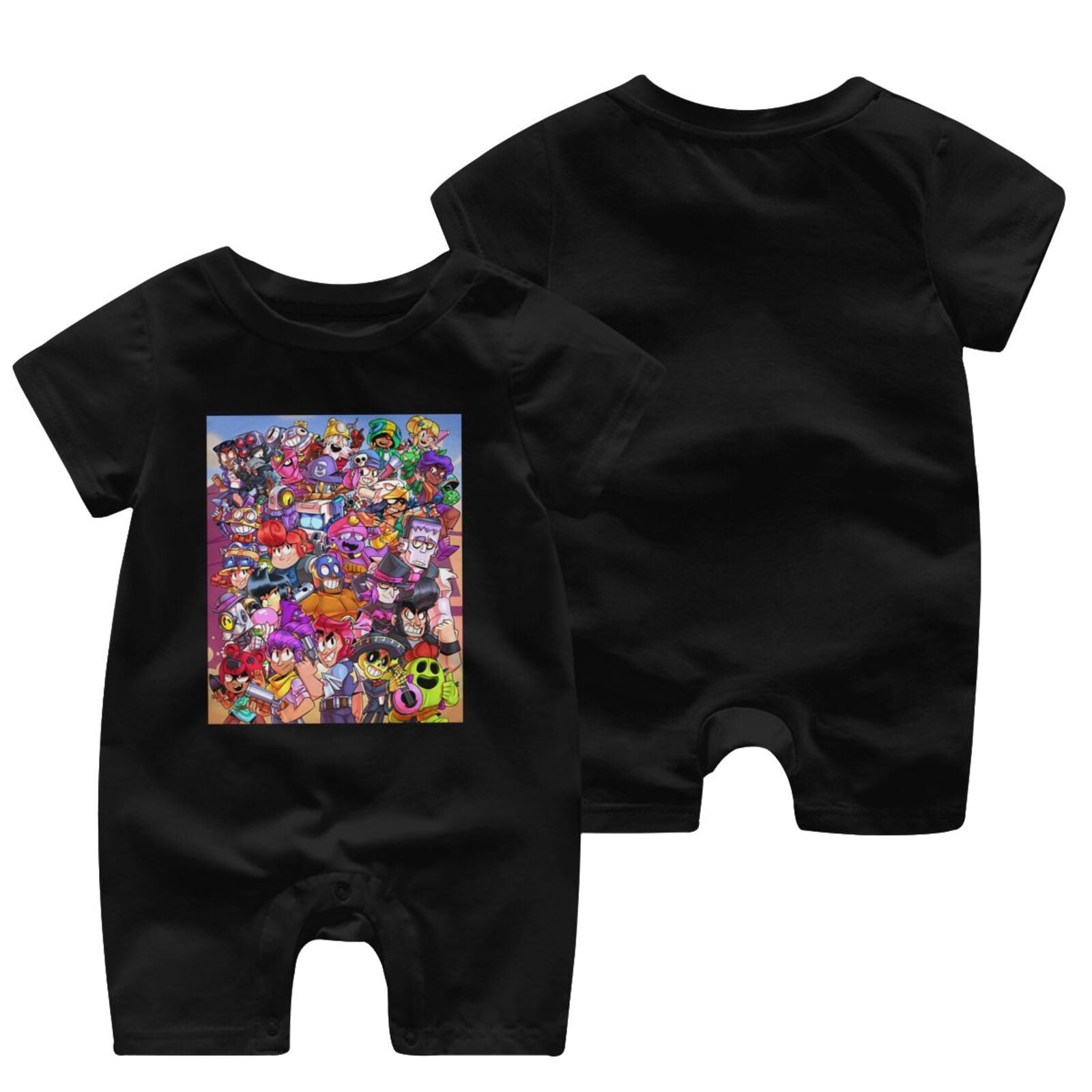 Brawl Stars Newborn Infant Unisex Baby Boy Girl Clothes Button Romper ...