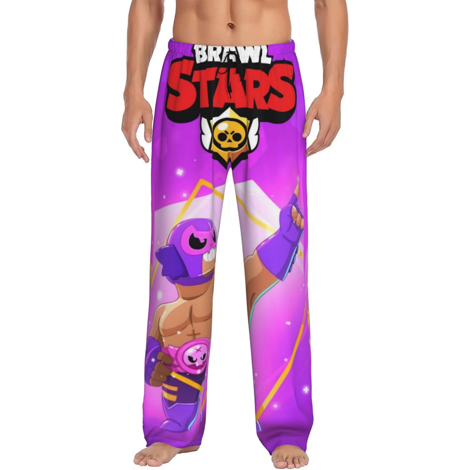 Brawl Stars Pajama Pants Drawstring Elastic Waistband Loungewear Comfy ...