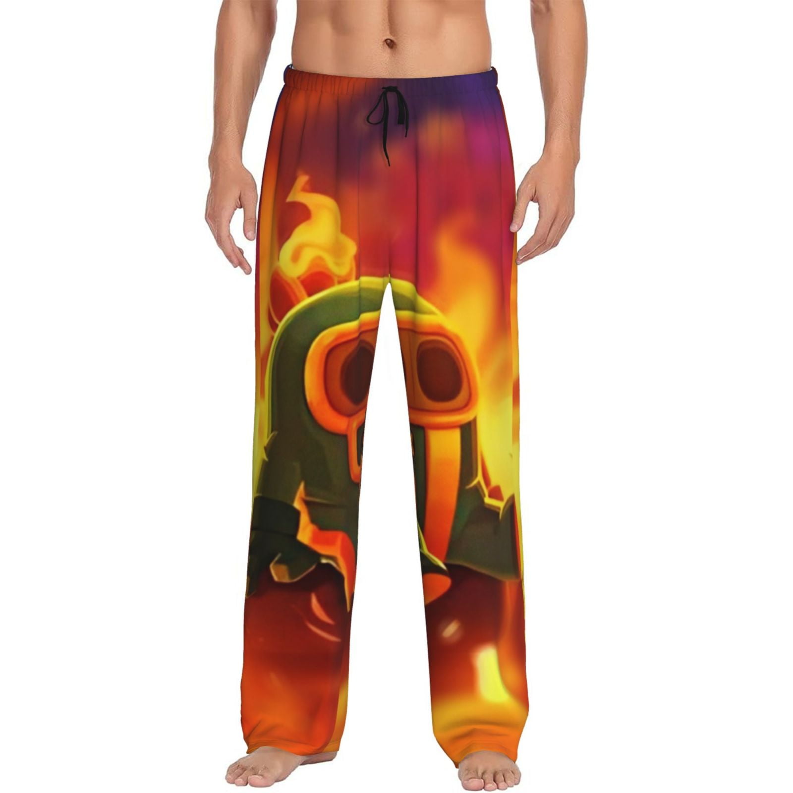 Brawl Stars Pajama Pants Drawstring Elastic Waistband Loungewear Comfy Separate Bottoms Sleep PJ ...