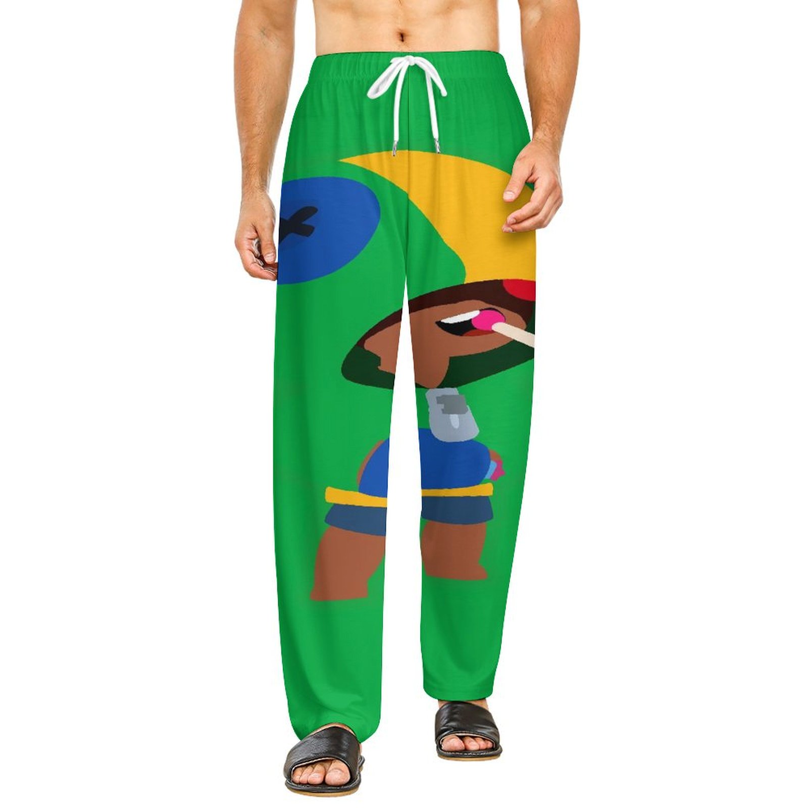 Brawl Stars Pajama Pants for Men Women Funny All Over Print Adult Couple Lounge Sleep Bottoms ...