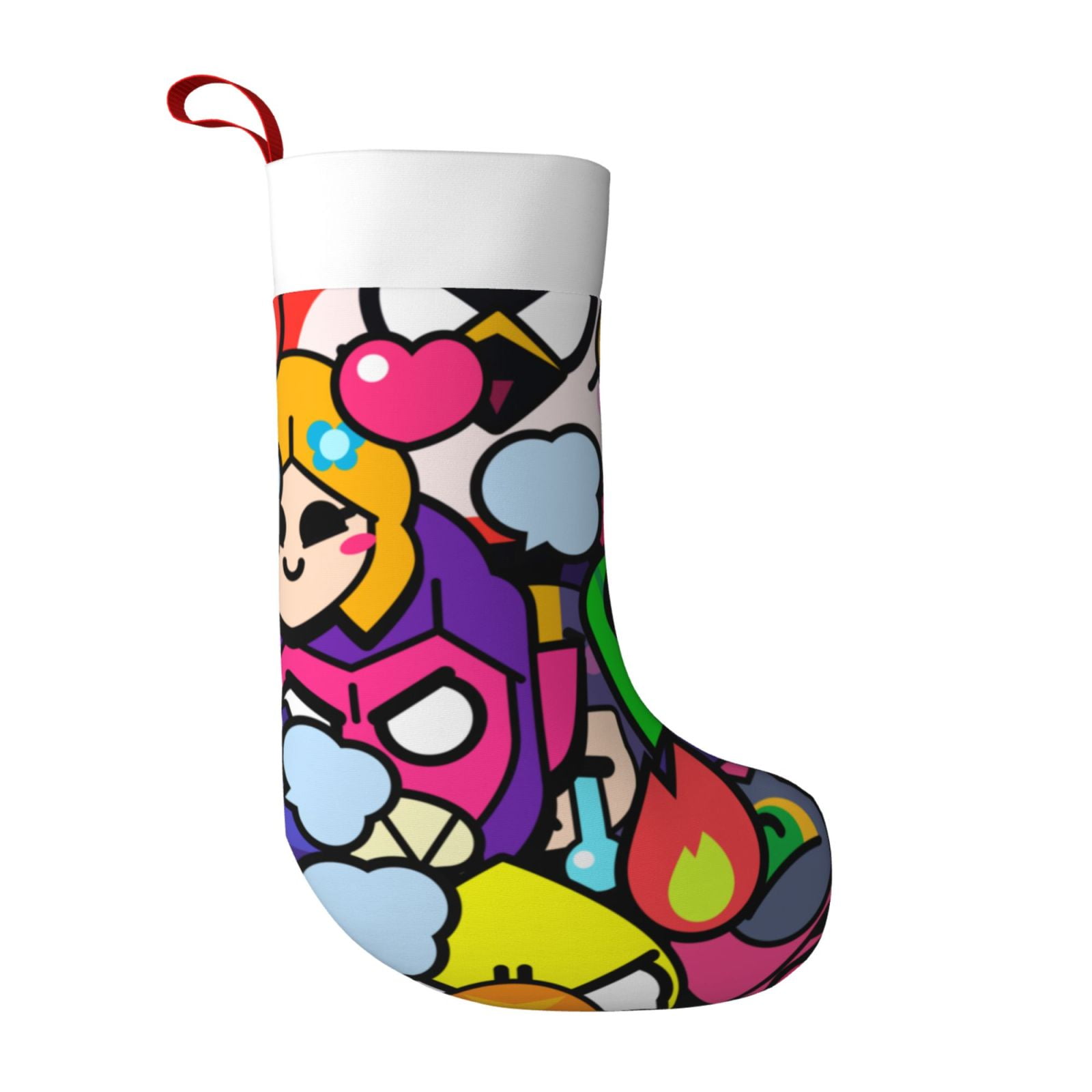 Brawl Stars Pattern Christmas Stocking Party Home Christmas Tree Decor ...