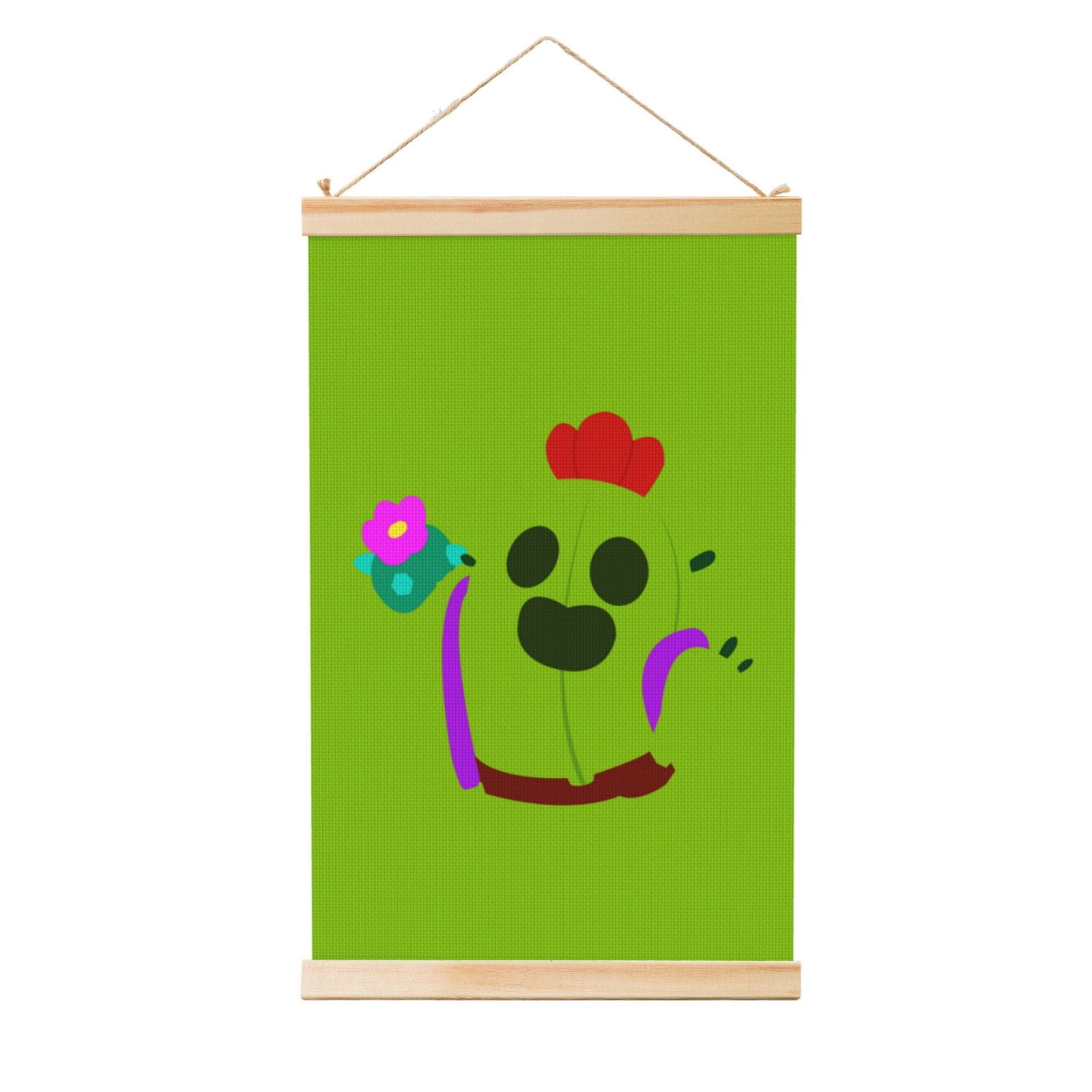 Brawl Stars Poster Canvas Wooden Shaft Hanging Poster Home Decor ...