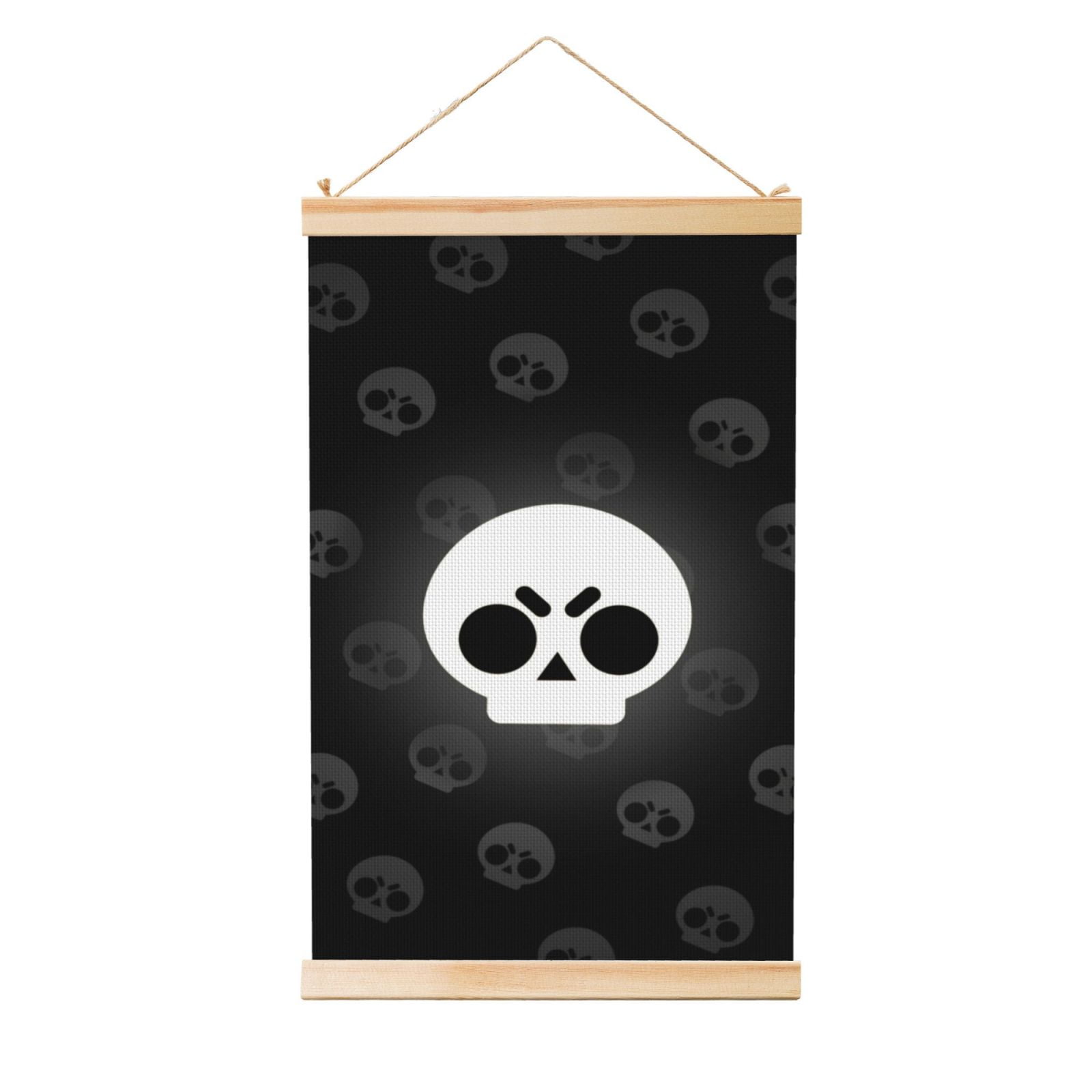 Brawl Stars Posters Wall Hanging Wooden Shaft Poster Wall Art Aesthetic ...