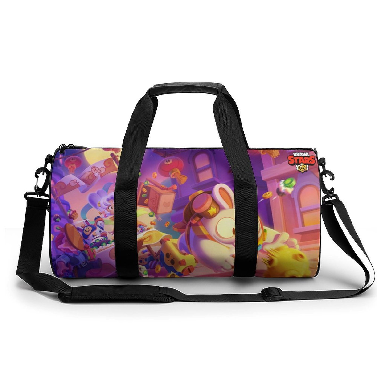 Brawl Stars Round Gym Bag Luggage Weekender Tote Bags Sport Travel ...
