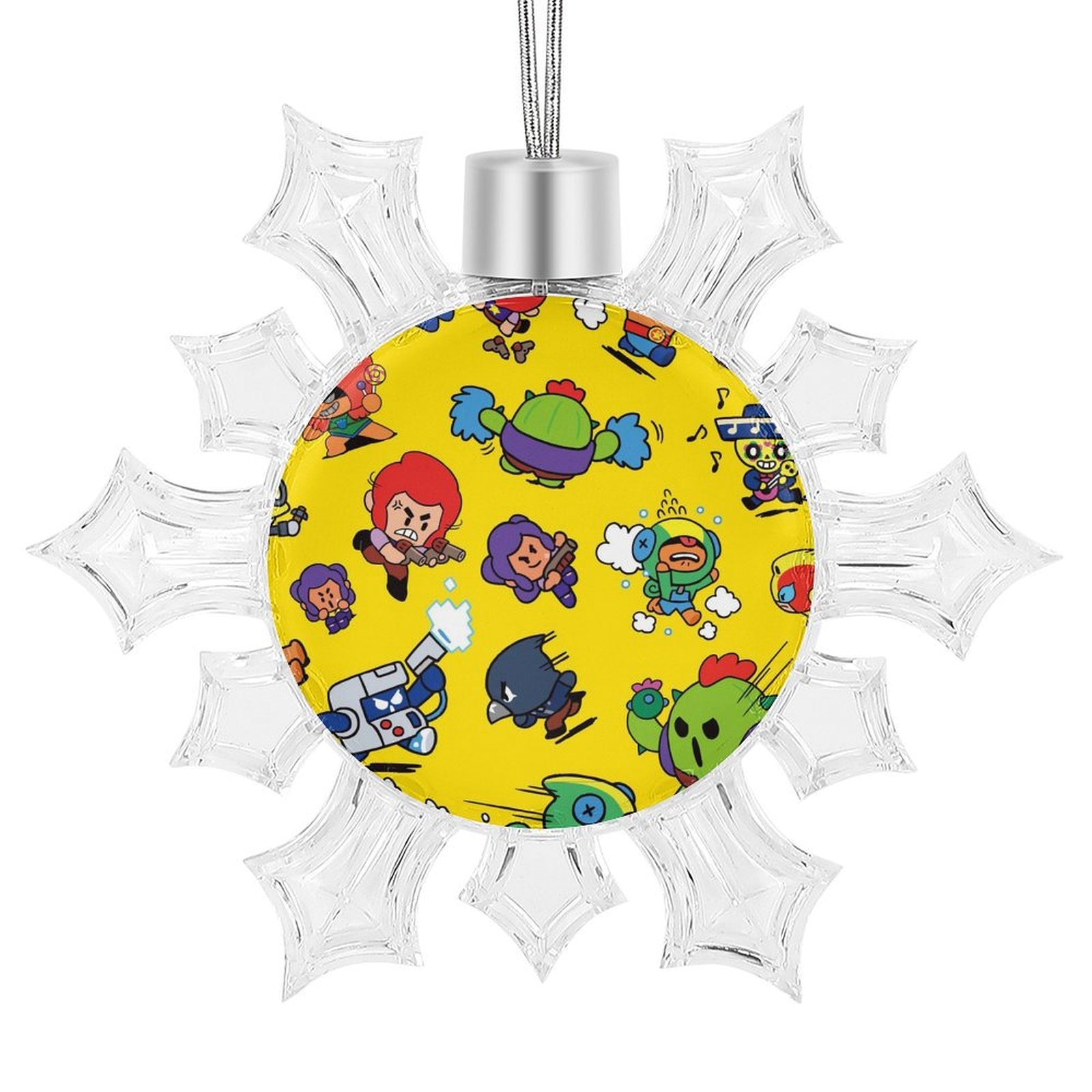 Brawl Stars Snowflake Shaped Christmas Decorative Pendant Ornaments ...