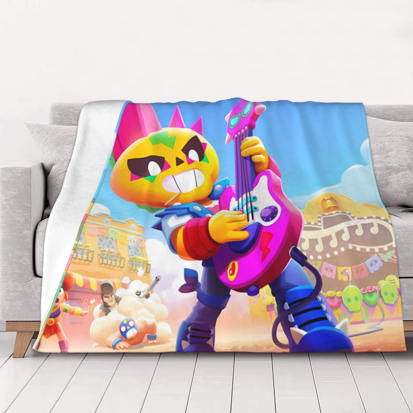 Brawl Stars Super Soft Throw Blanket for Bed, Sofa, Couch, and Camping ...