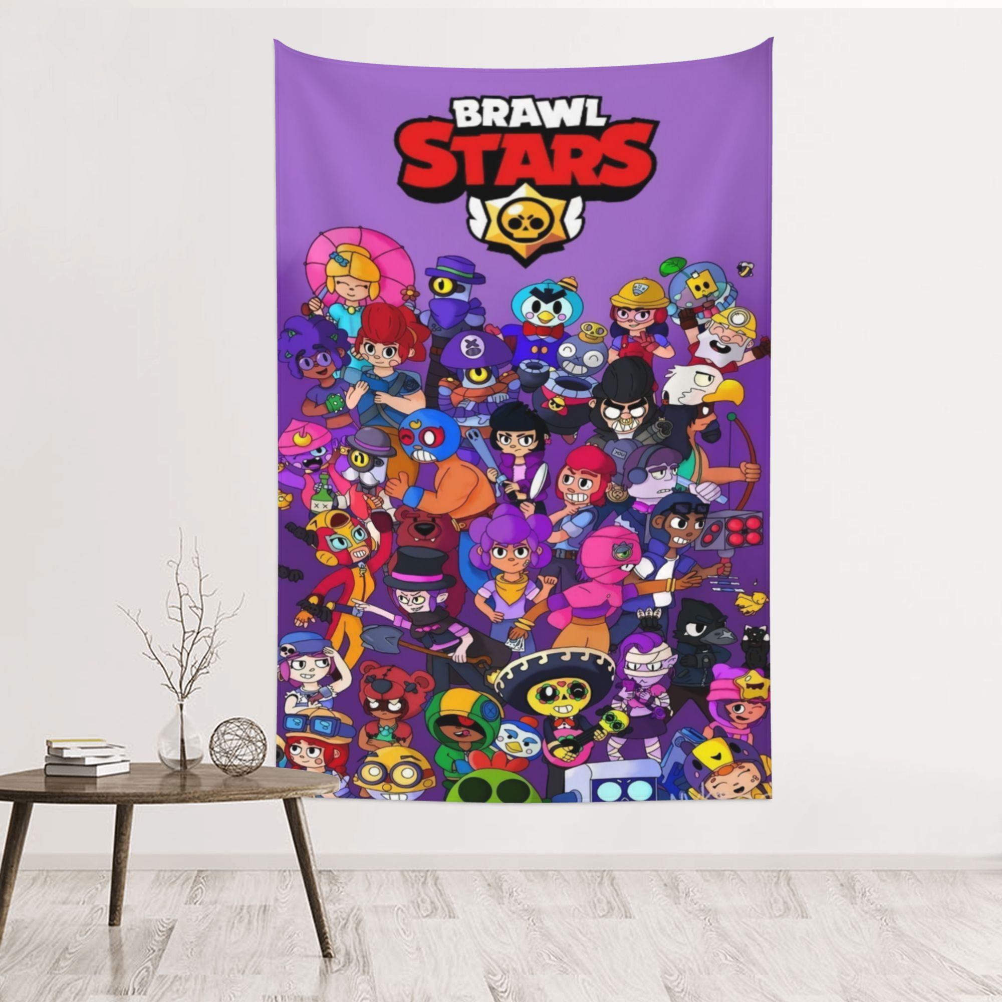Brawl Stars Tapestry Poster Printing Wall Hanging Tapestries Wall Art ...