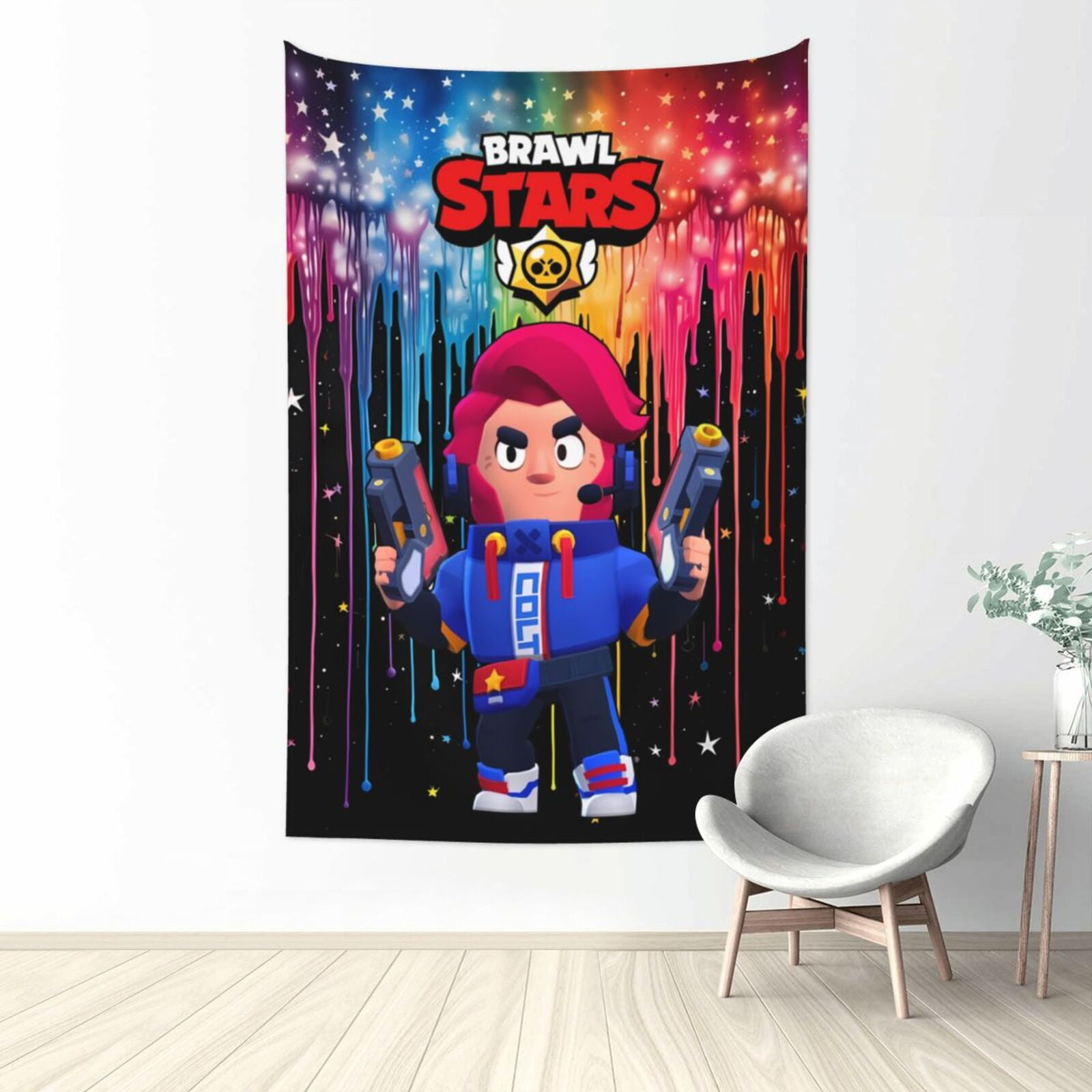 Brawl Stars Tapestry Wall Hanging Home Decoration Wall Blanket ...